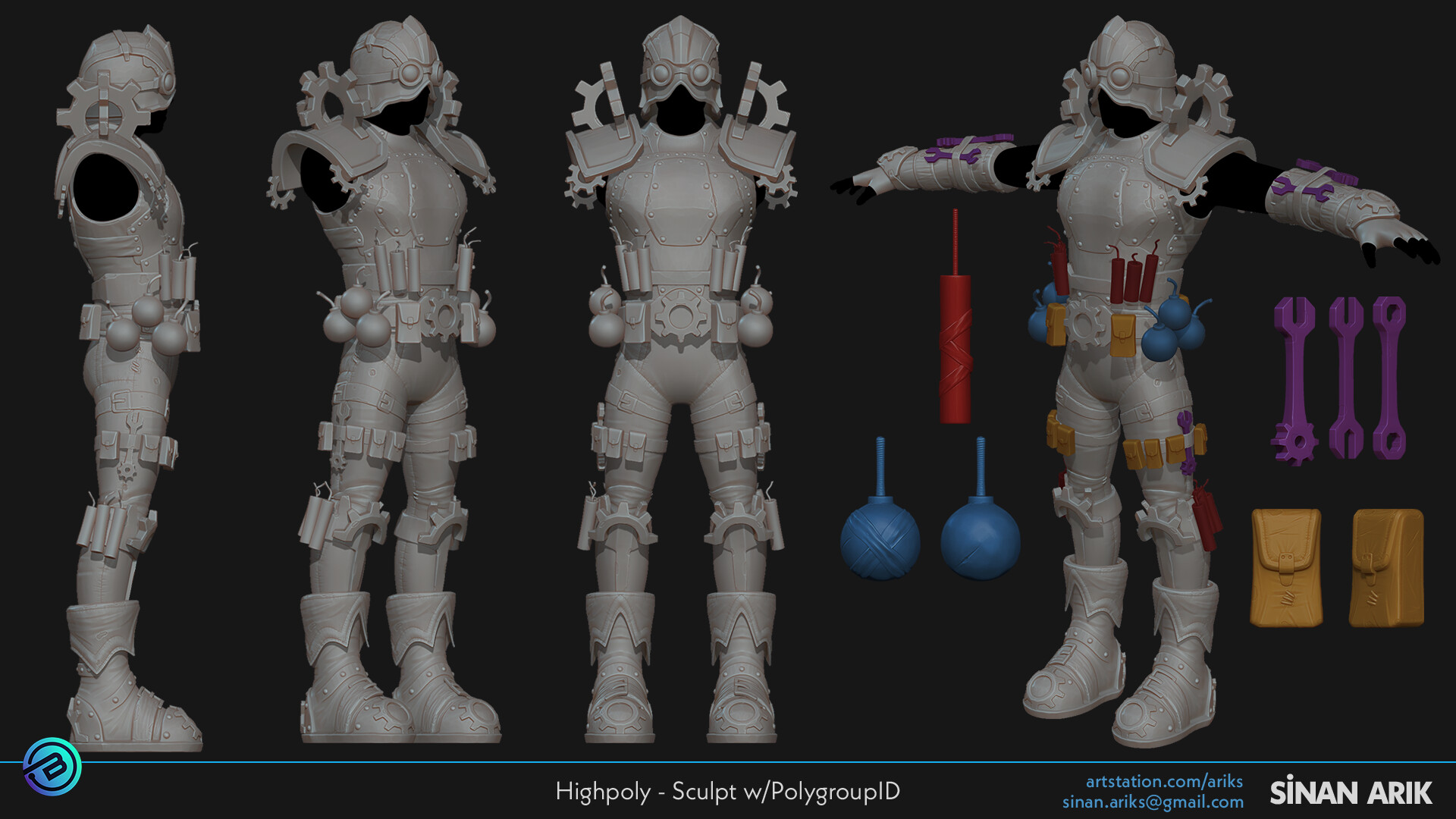 Sinan Arık - Engineer Stylized Armor