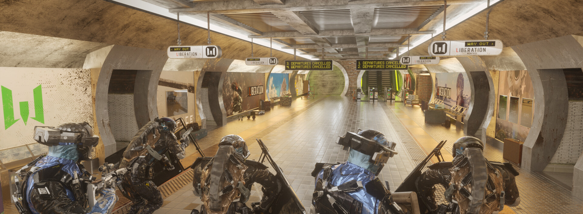 ArtStation - Liberation Underground Metro