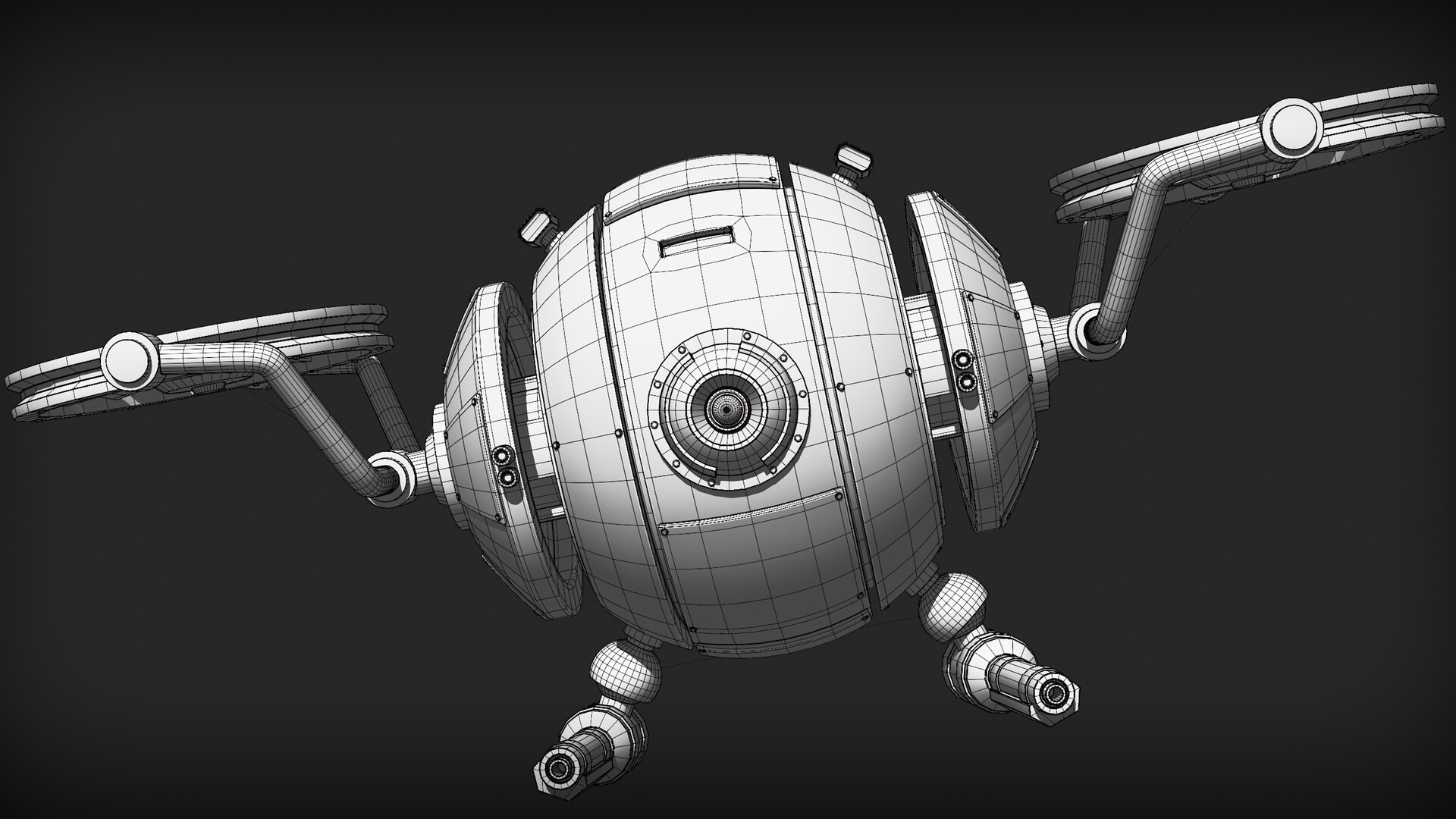 Ryan King - Sci-Fi Security Drone (Blender Tutorial Series)