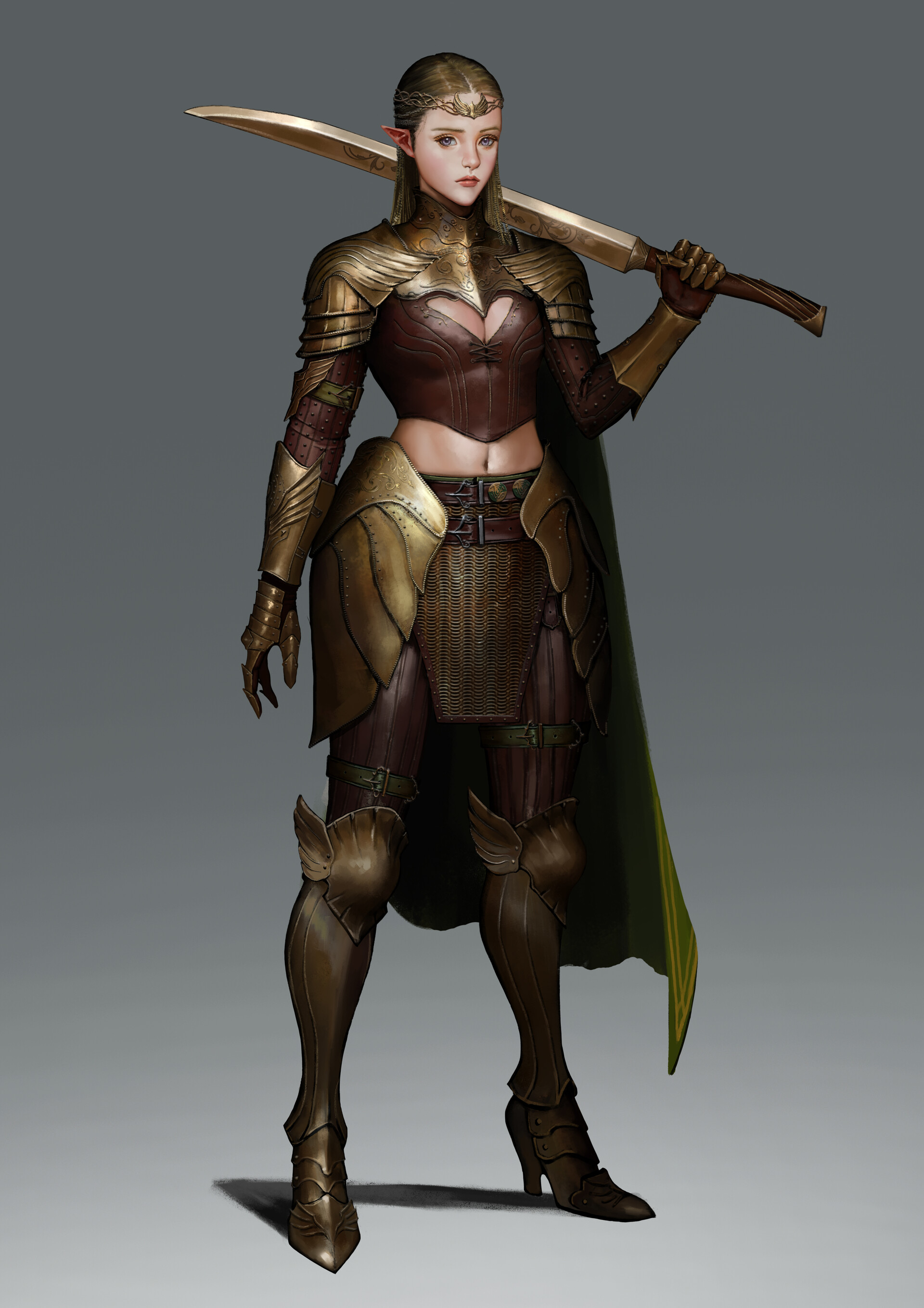 ArtStation - Elf warrior