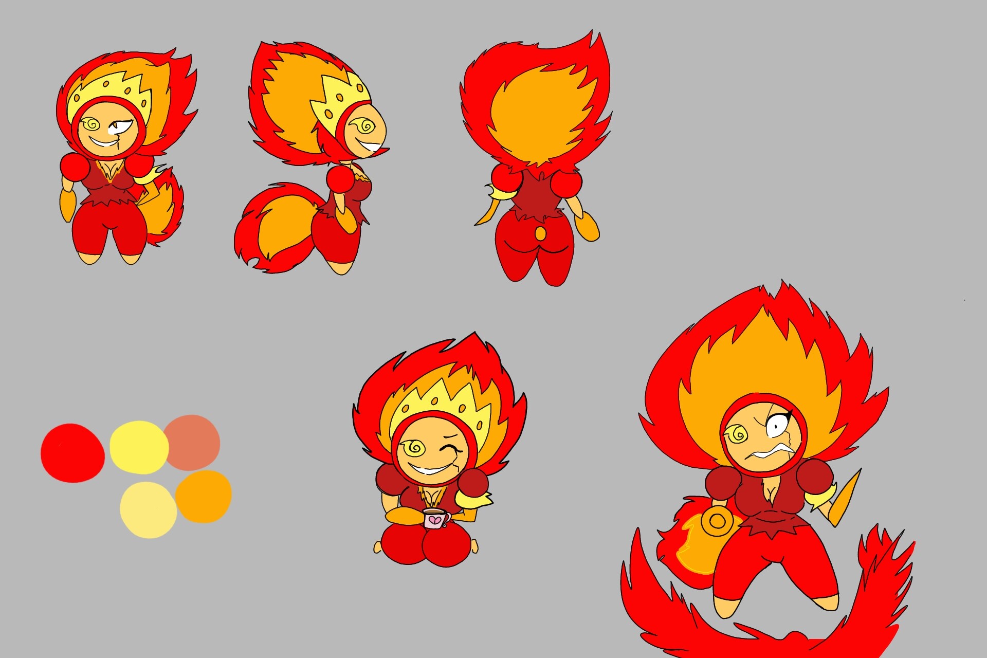 ArtStation - Castfire character sheet