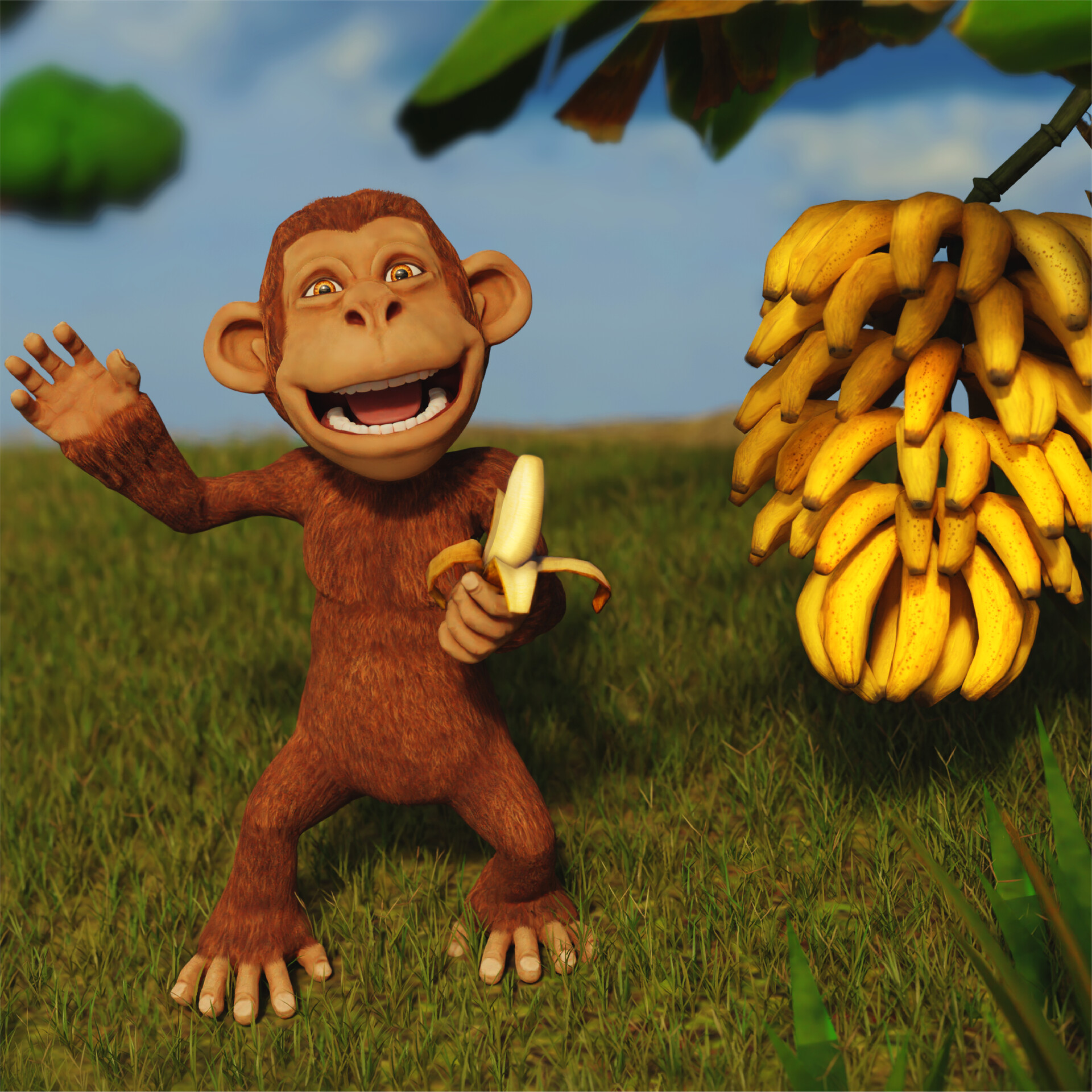 ArtStation - Monkey day