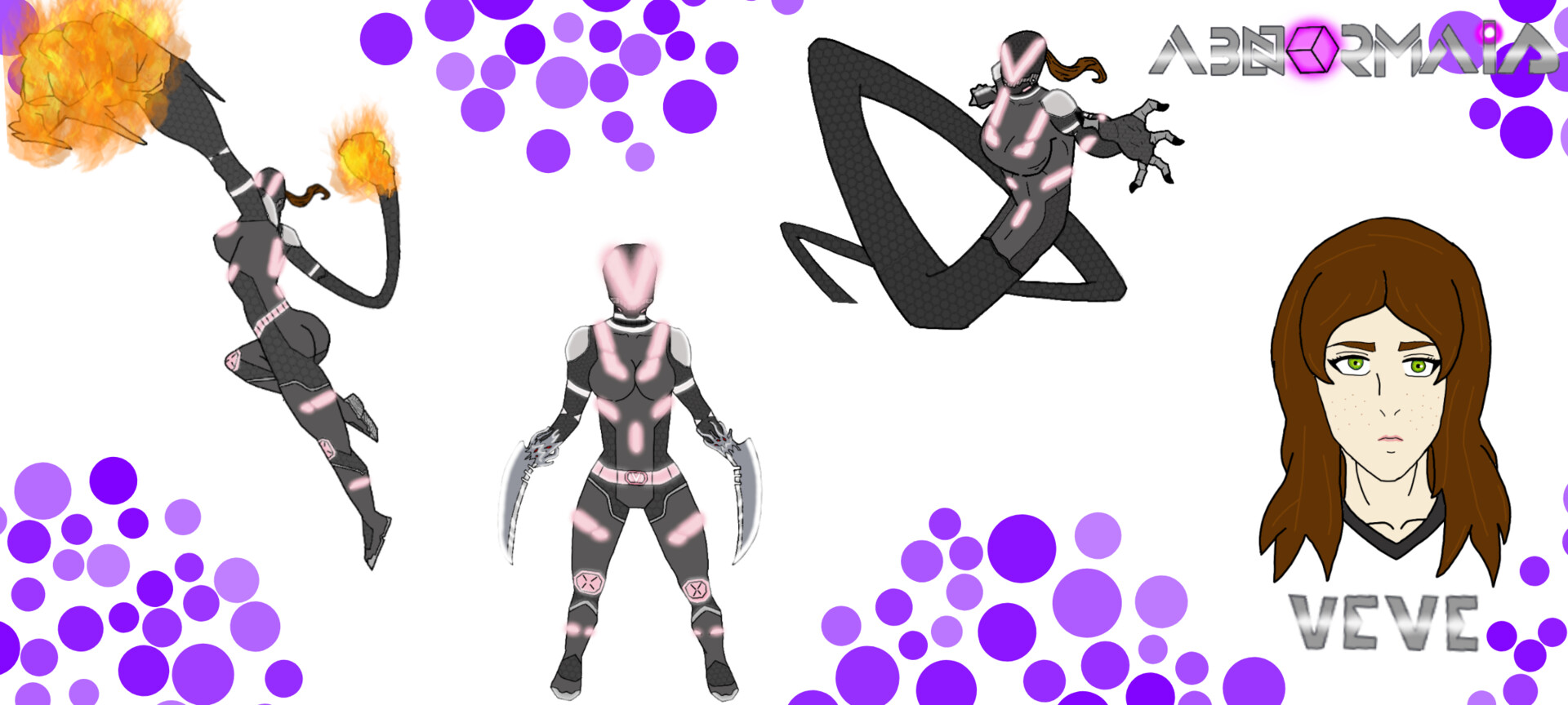 ArtStation - The protagonist of Abnormals "Veve Vallons".