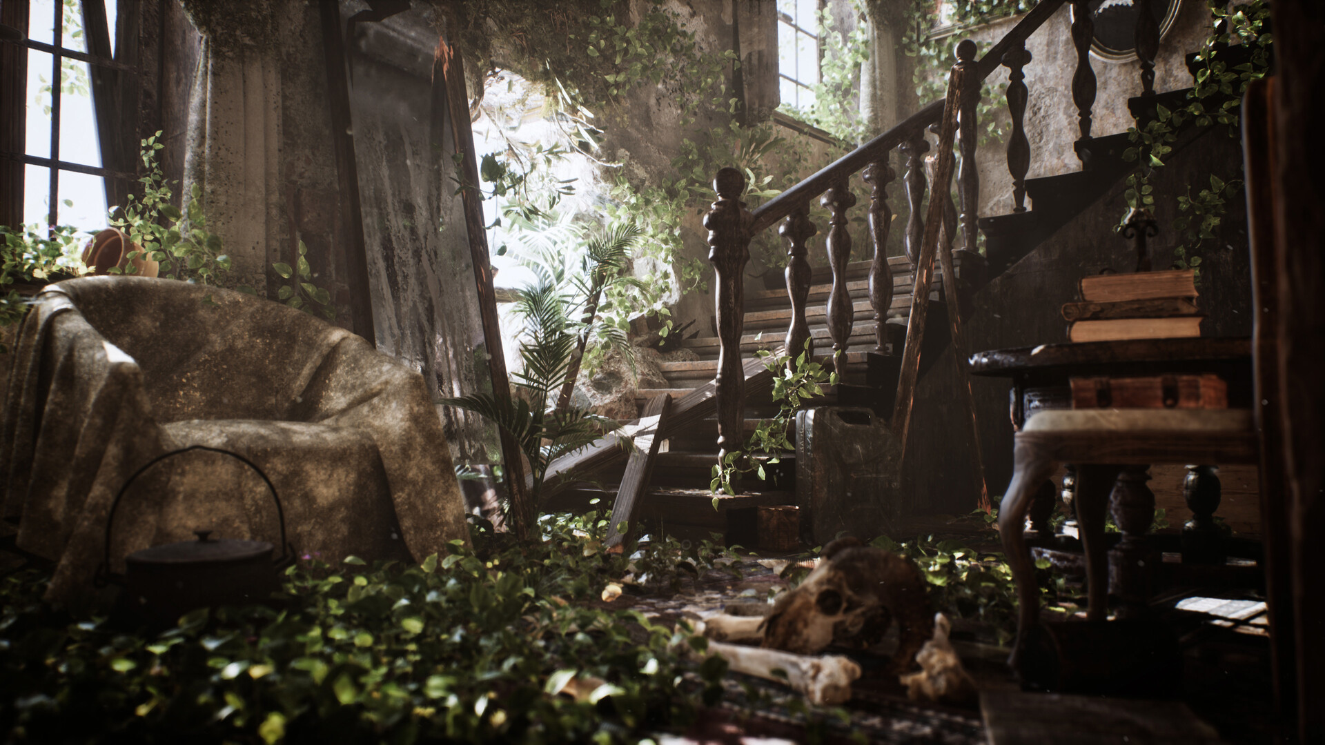 Pasquale Scionti - My old abandoned haunted mansion Unreal Engine 5 RTX ON