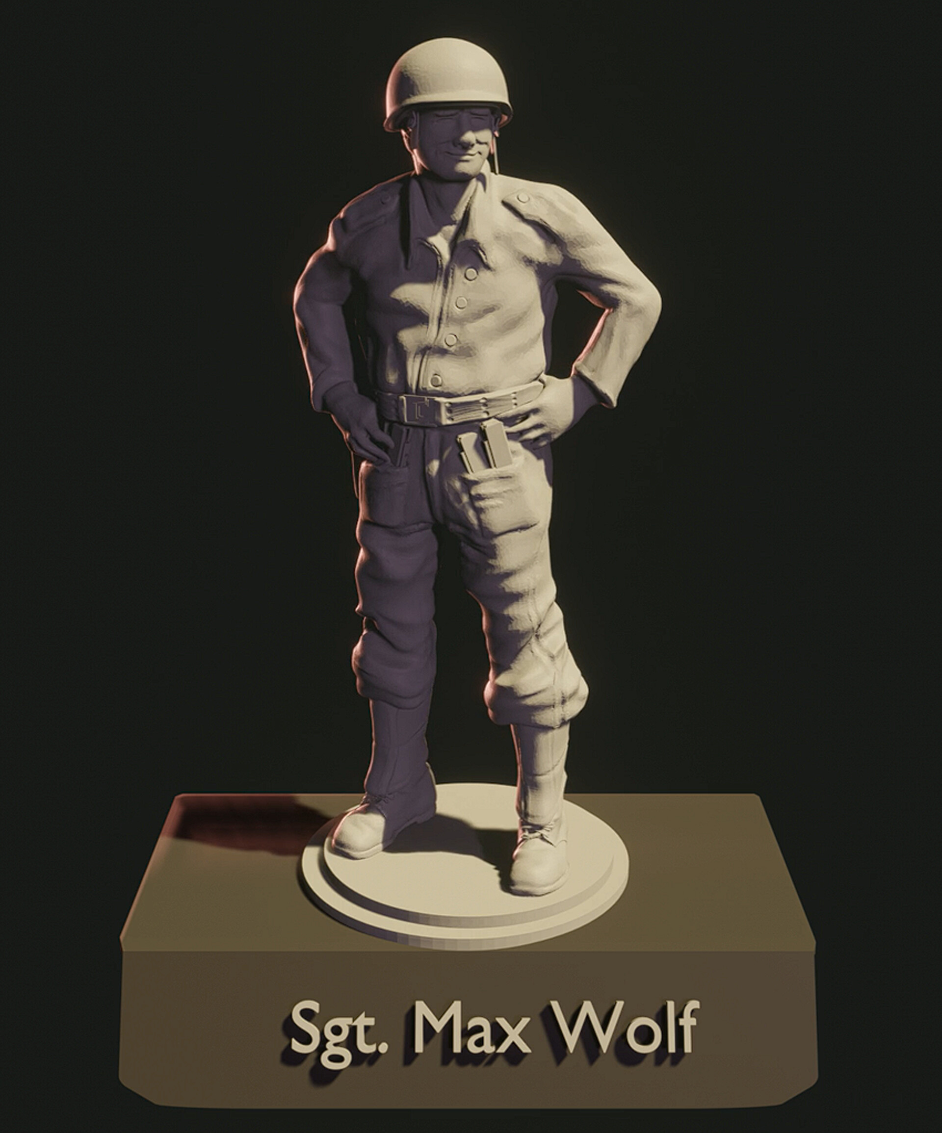 ArtStation - Sgt. Max Wolf