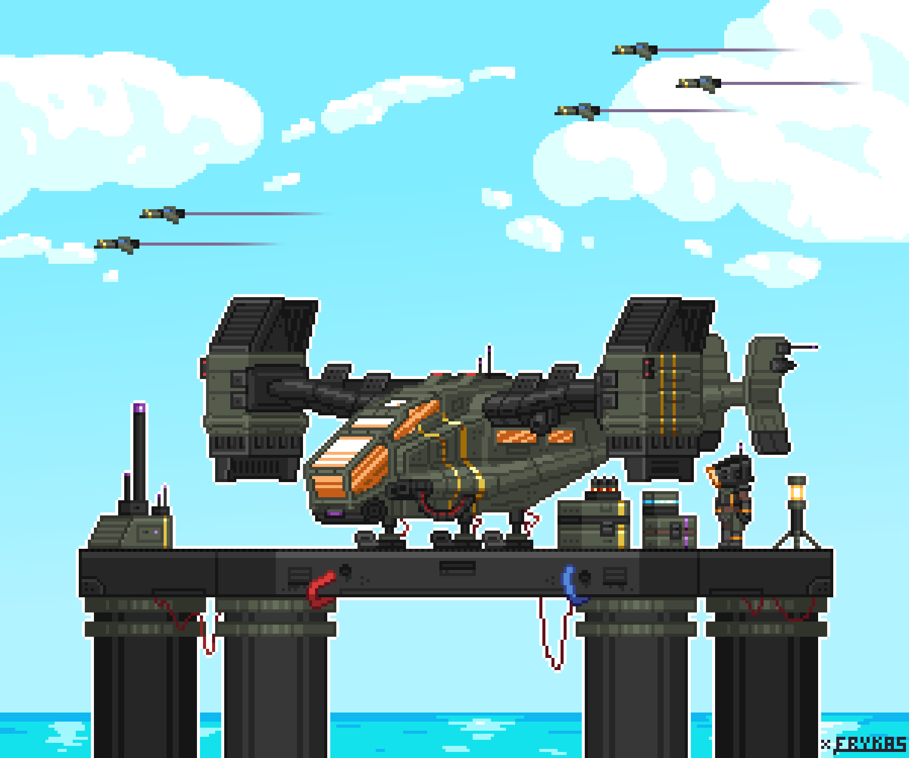 ArtStation - The Unbound - Dropship