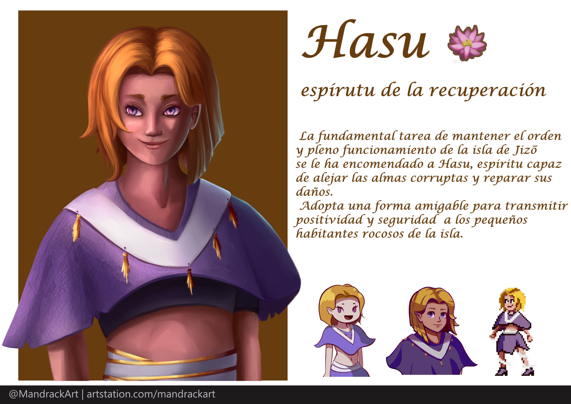 ArtStation - Hasu desing sheet 1/2