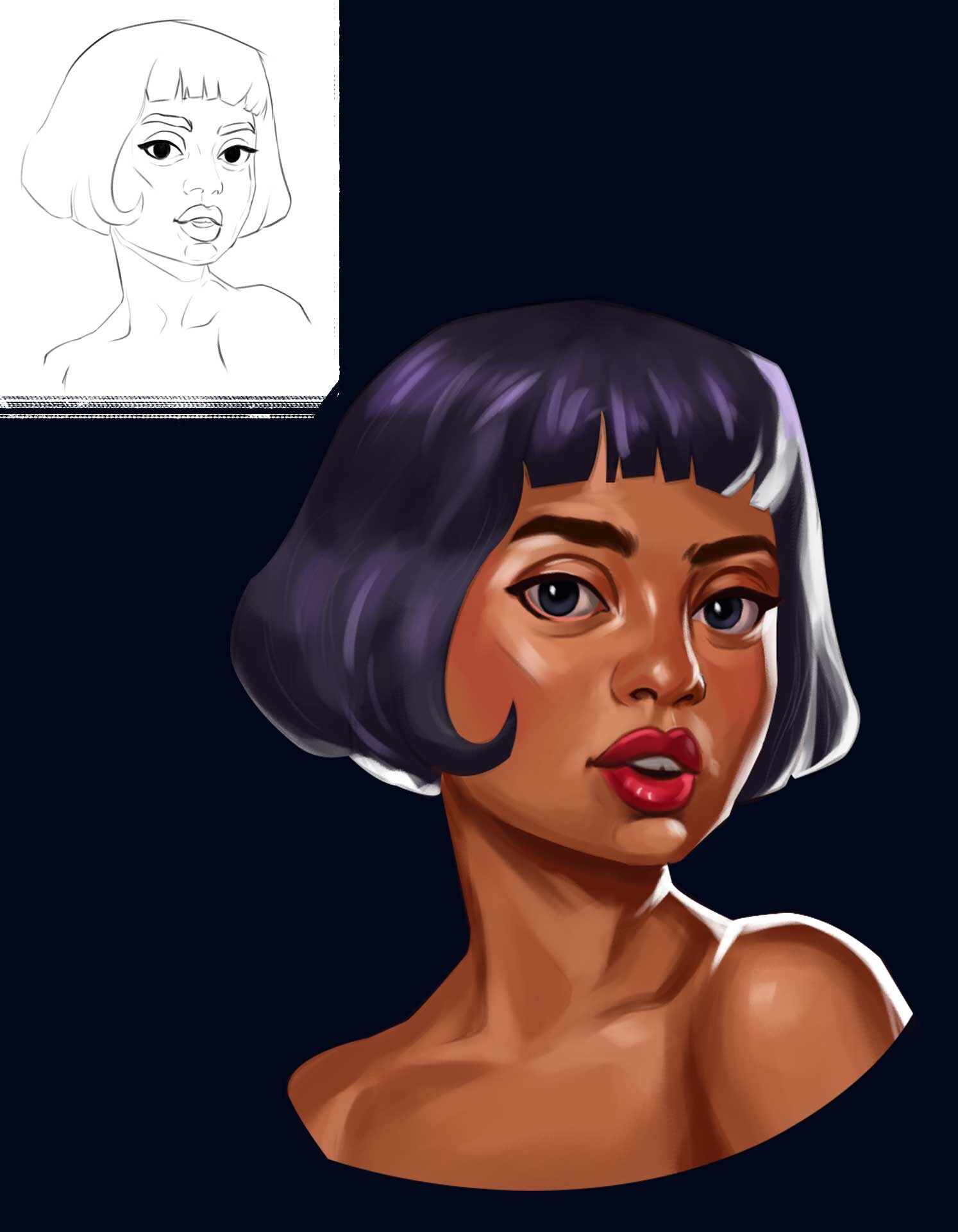 ArtStation - Head Study Practice