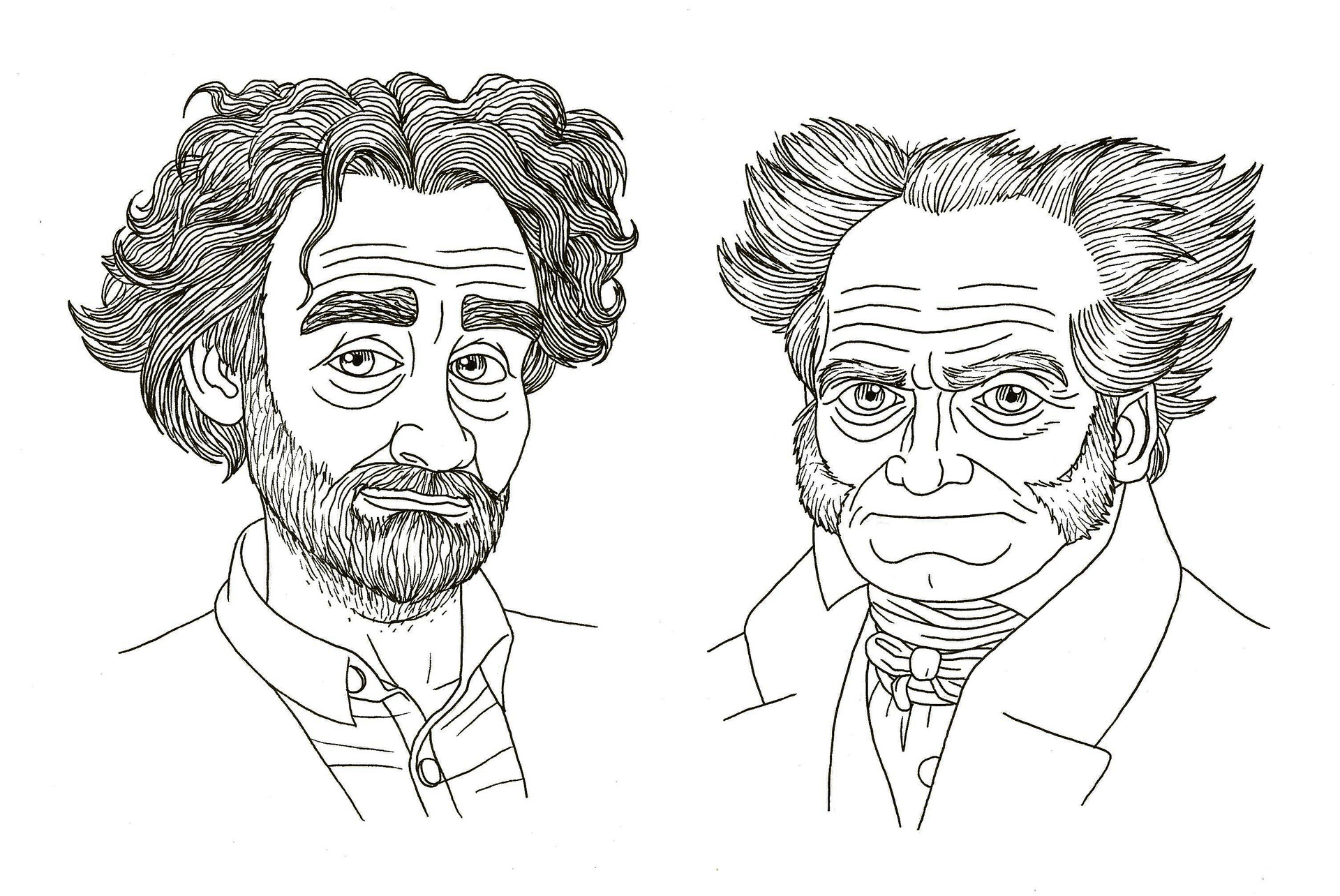 ArtStation - Alexandre de Chavagny and Arthur Schopenhauer