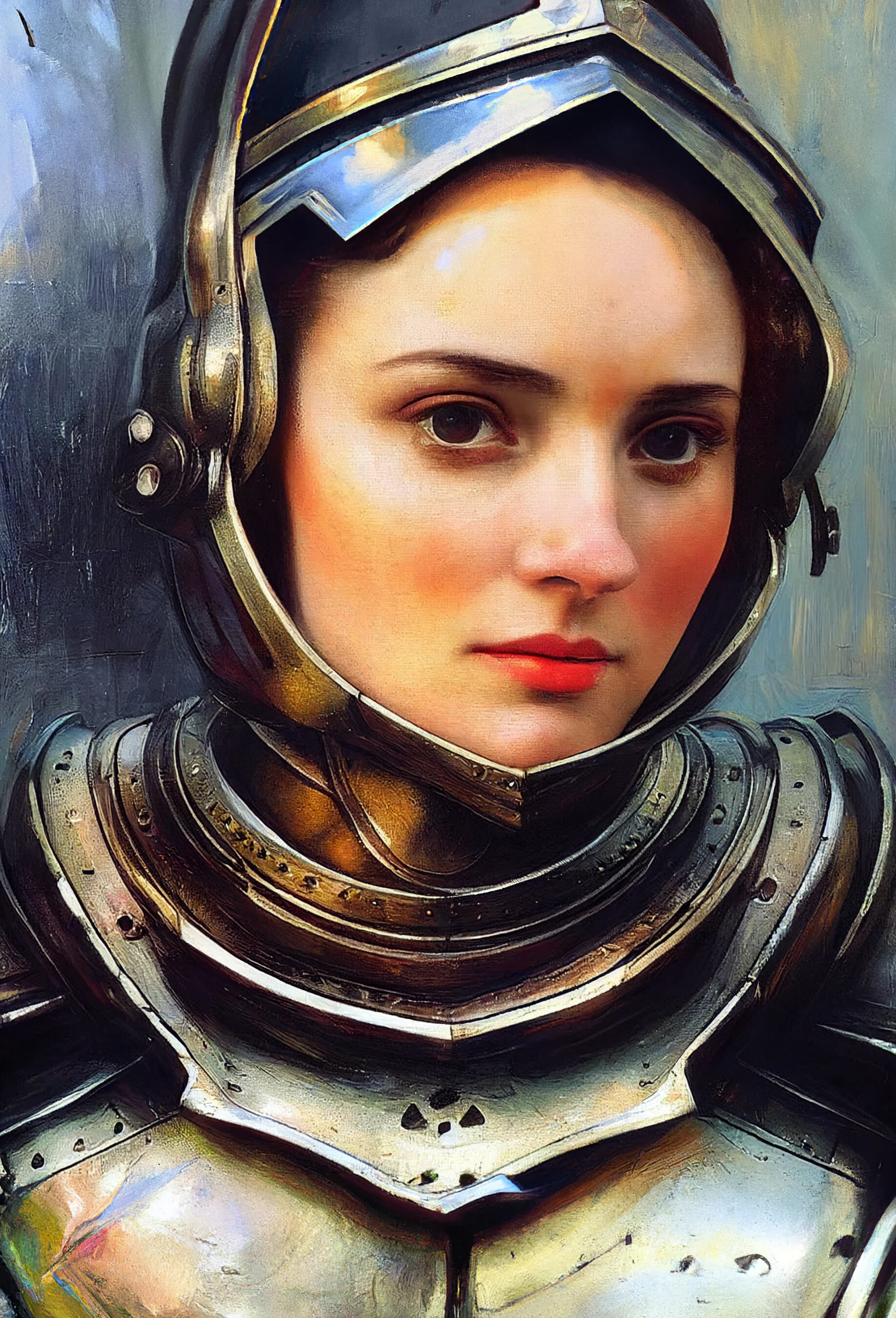 Knight Portrait Painting