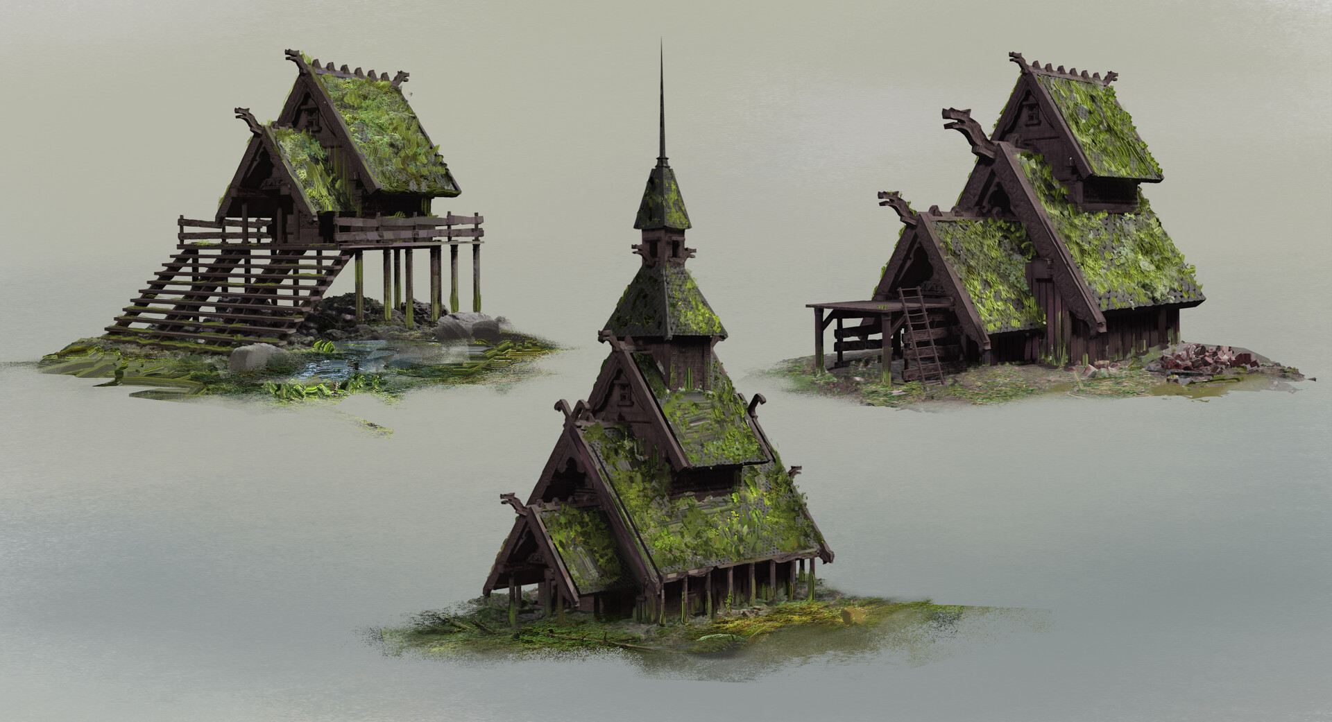 Lewis Monson - Viking Buildings Concept