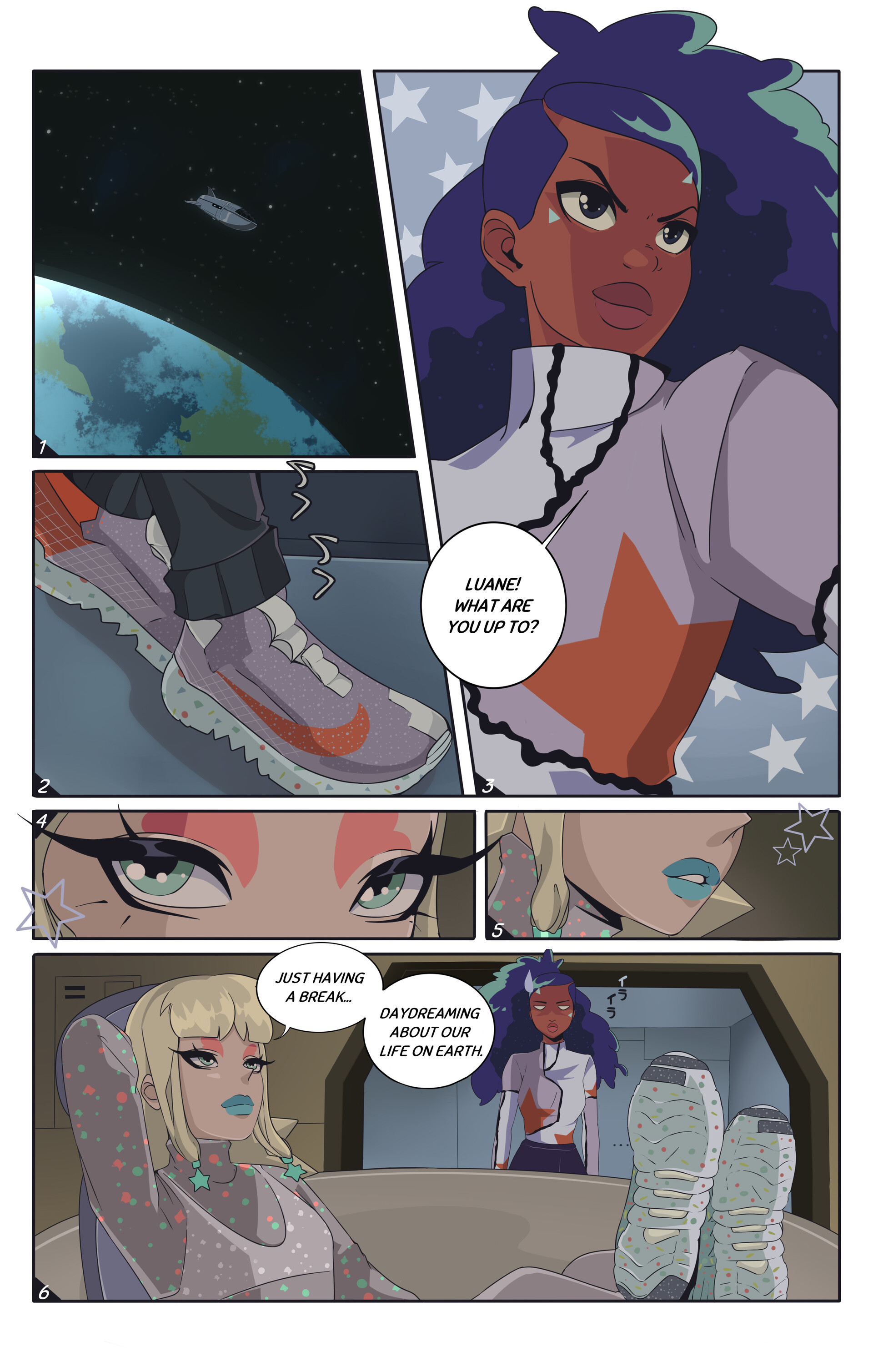 ArtStation - Issue Zero - Comic Strip (DAZED x NIKE)