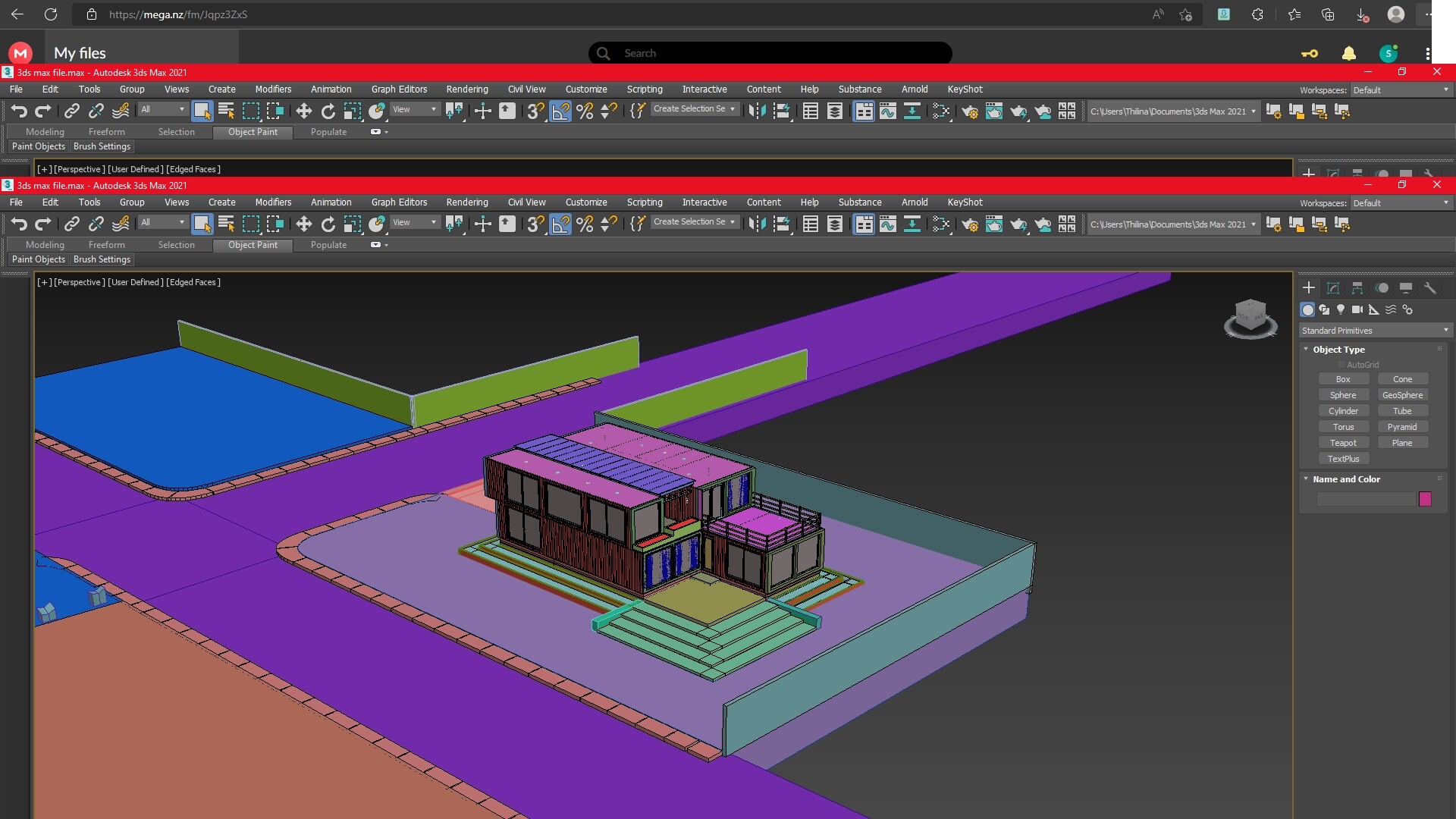supun rathnayake - Two story 7 container box house