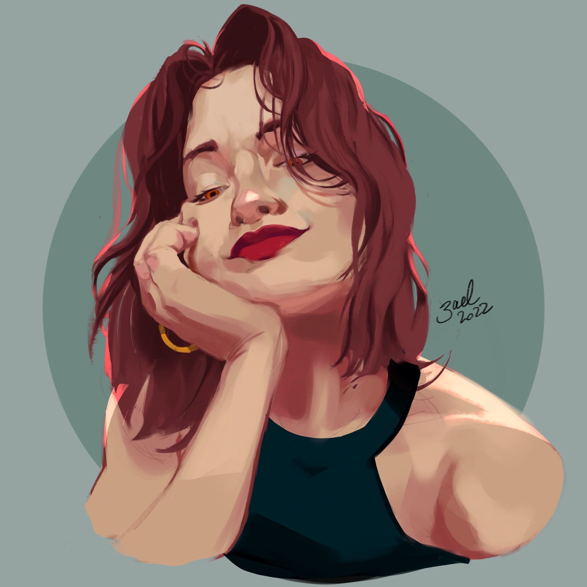 ArtStation - 2022 Selfportrait