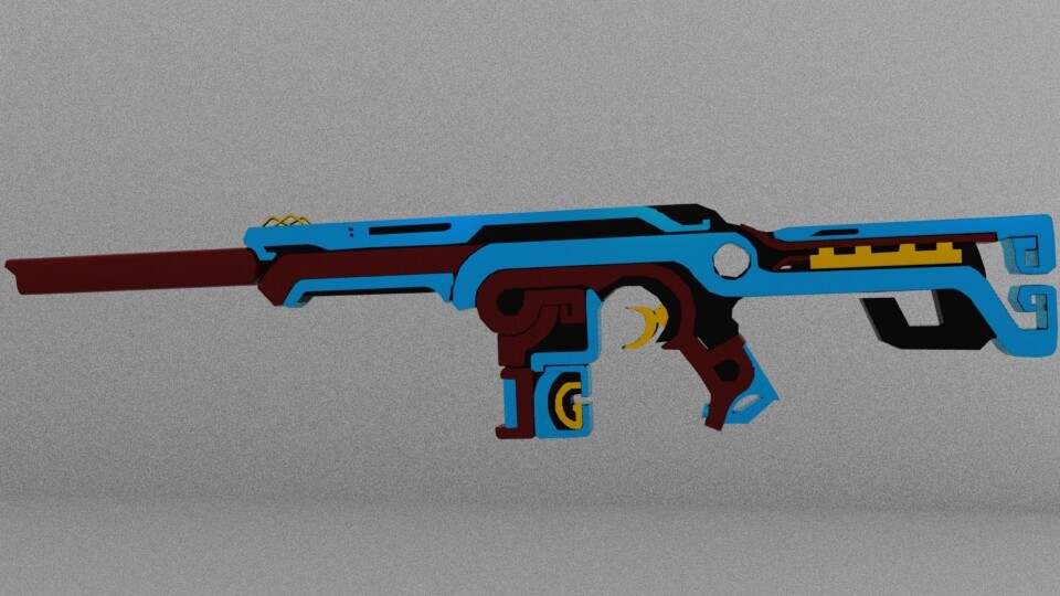 ArtStation - assault rifle