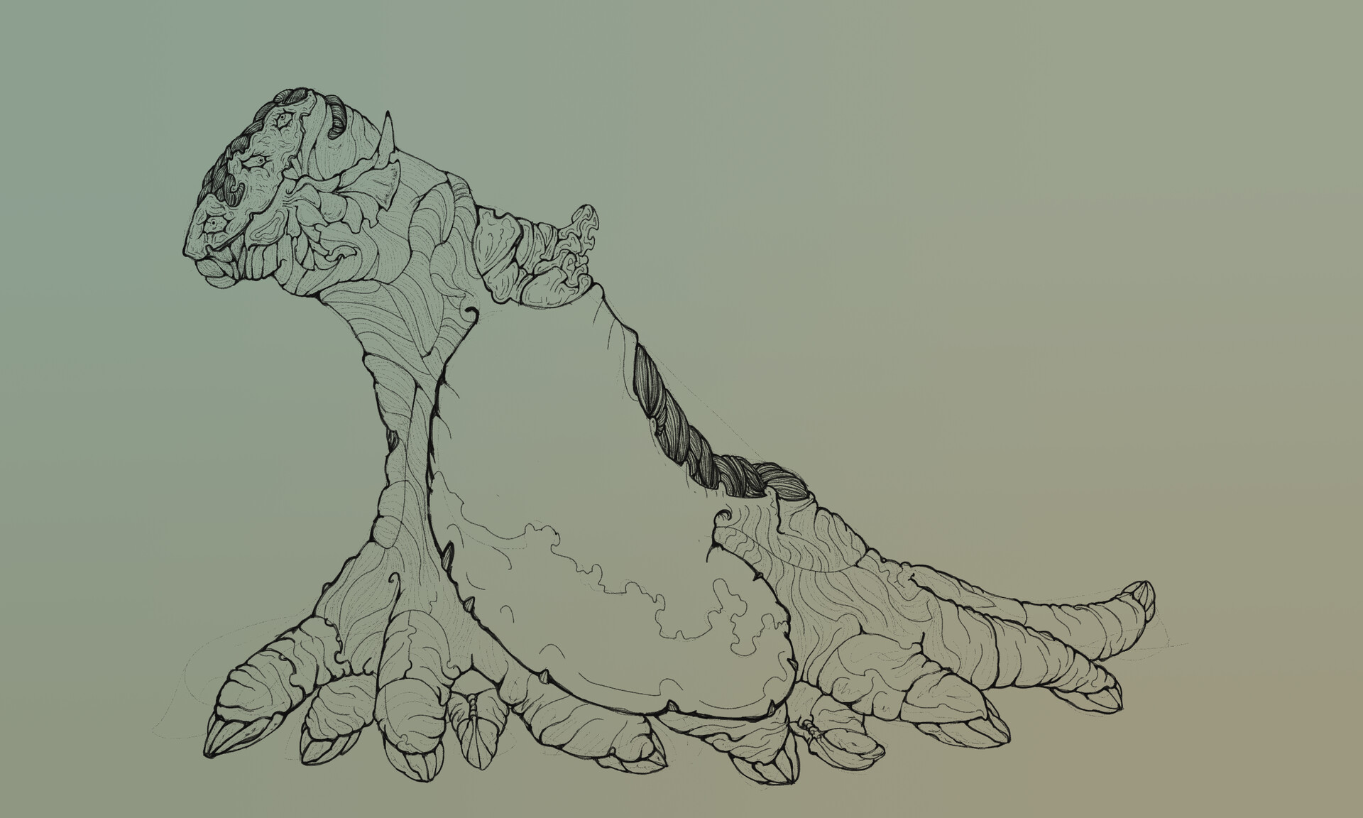 ArtStation - practice，creature