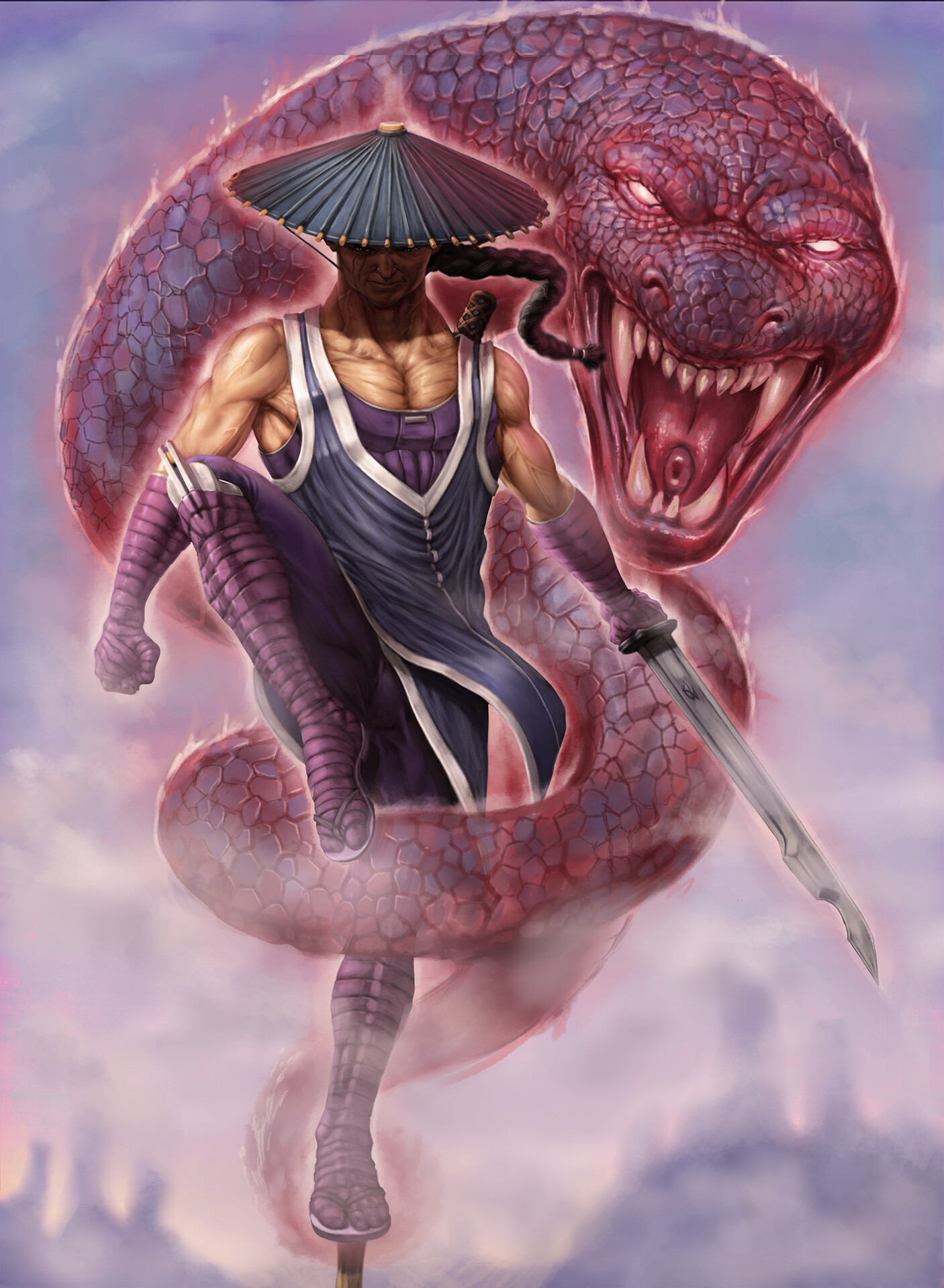 ArtStation - Monk Warrior II