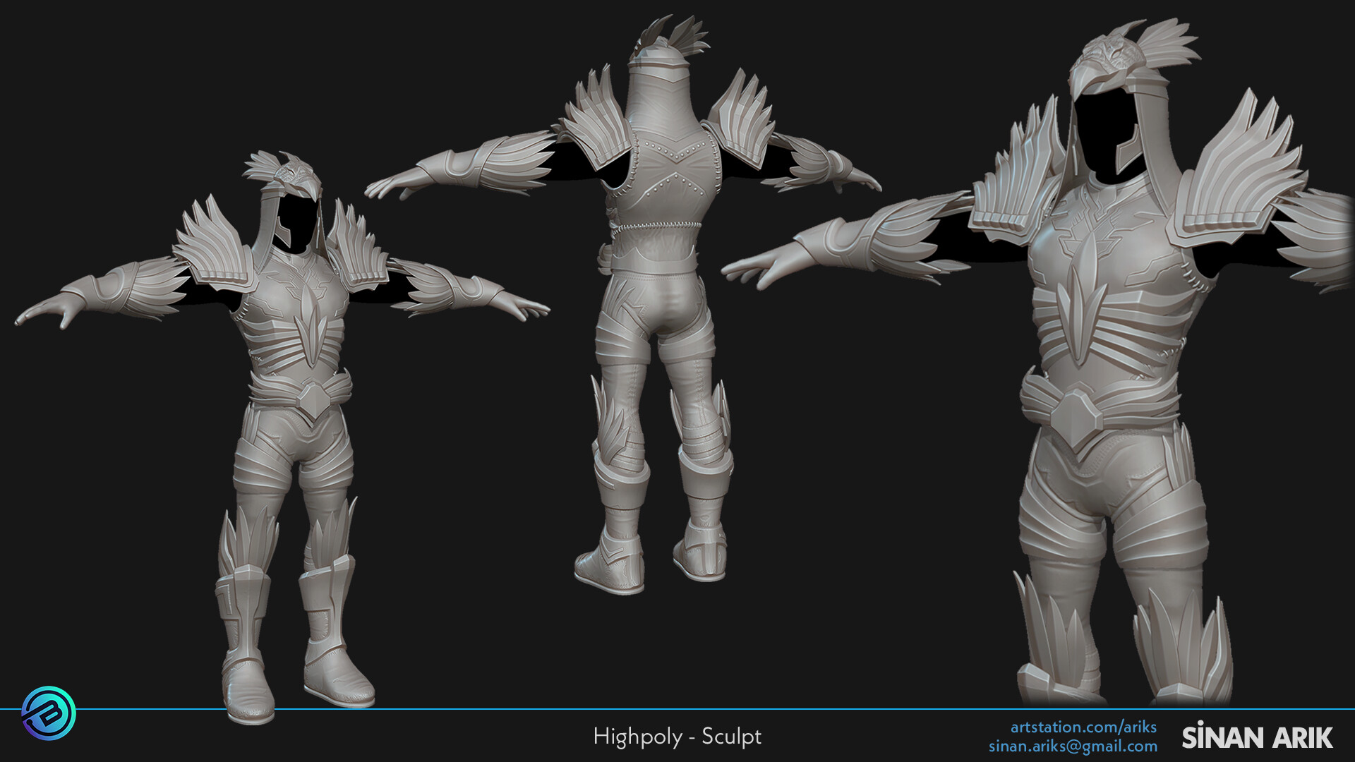 Sinan Arık - Crow Stylized Armor