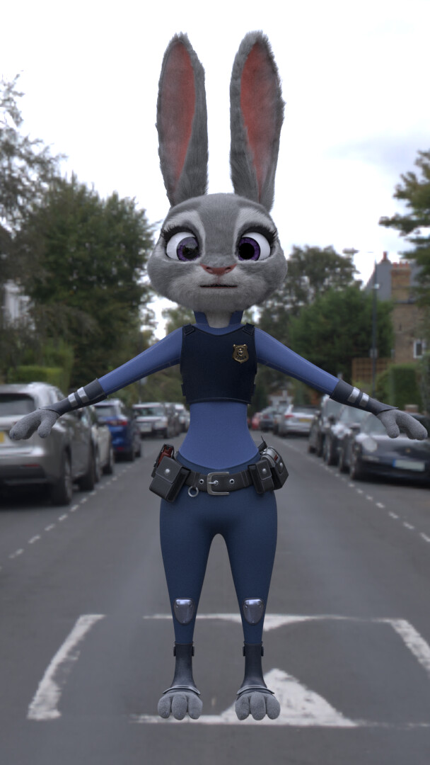 ArtStation - Judy Hops (X-gen practice)