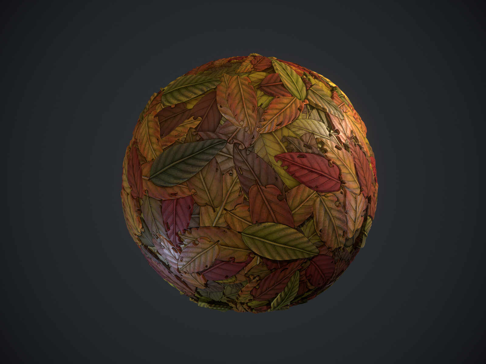 ArtStation - Walnut Autumn Leaves