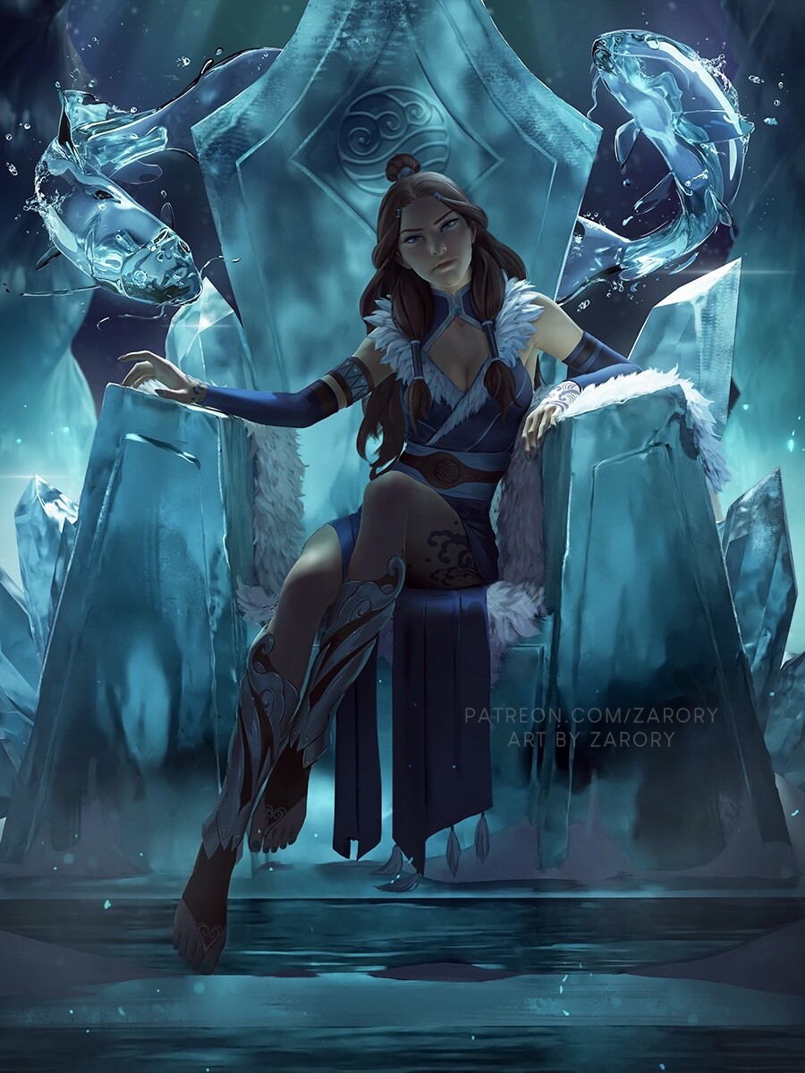 ArtStation - Water Tribe Chief Katara