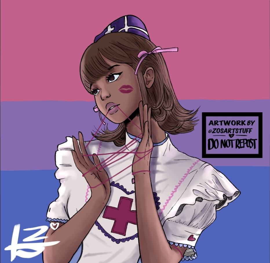 Artstation Bisexual Pride Art