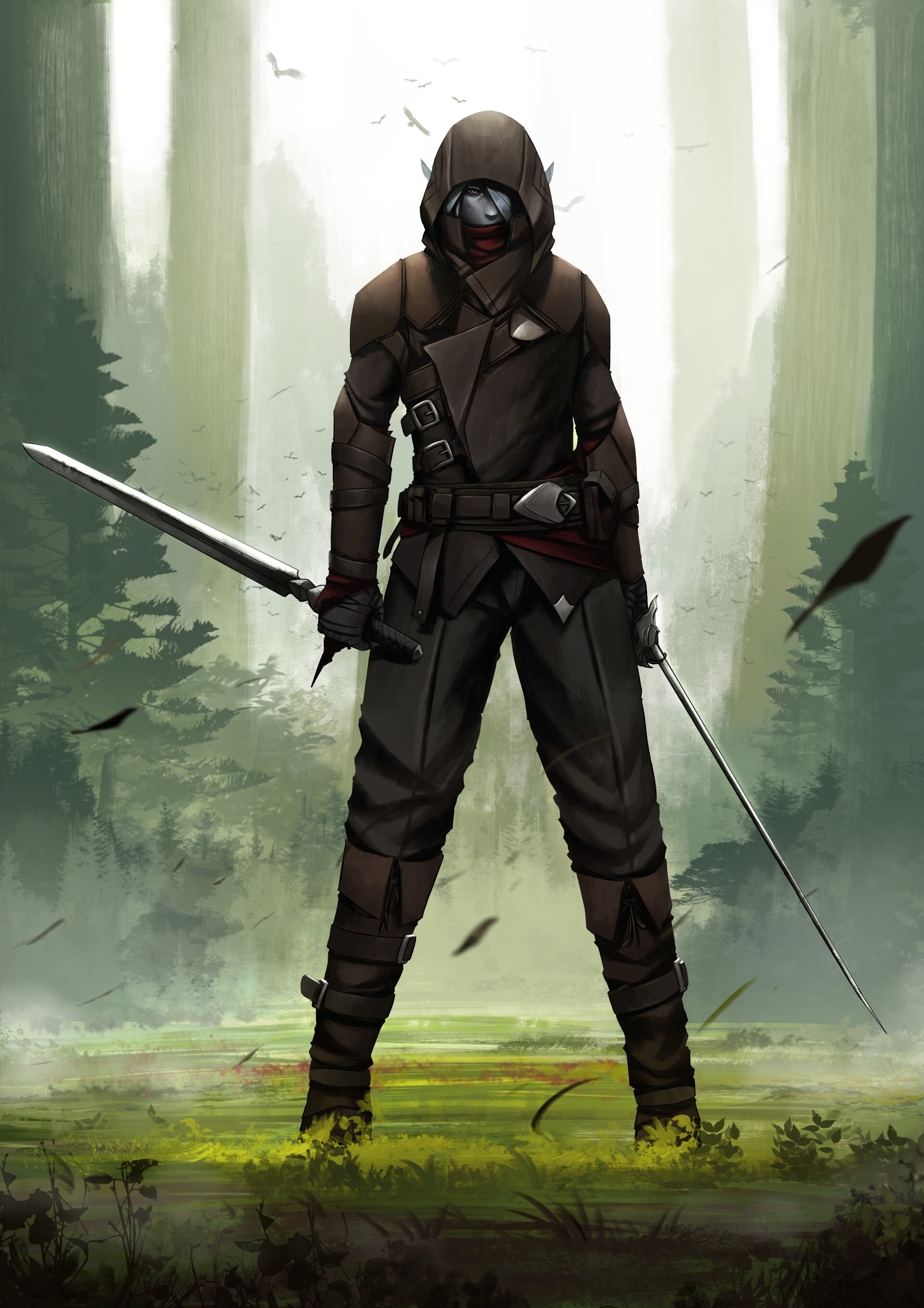 ArtStation - [Commission] Seiyaru the Drow Assassin