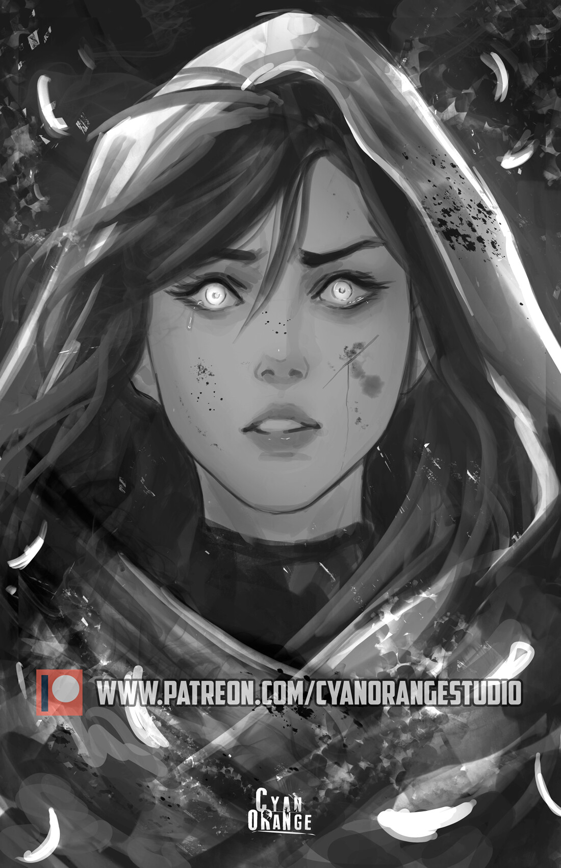 Cyan Orange - Silver Eyes