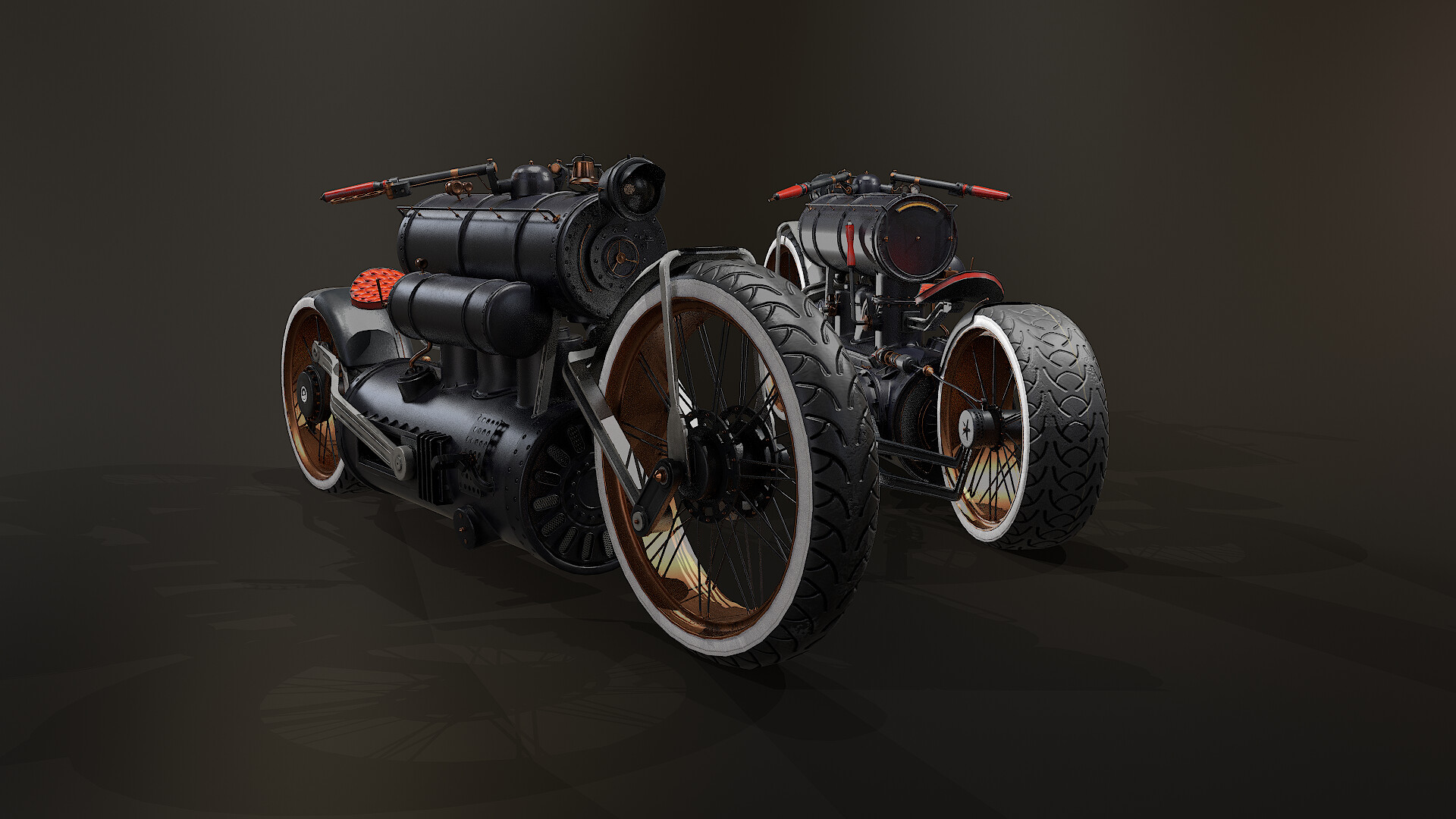 ArtStation - STEAMPUNK BIKE