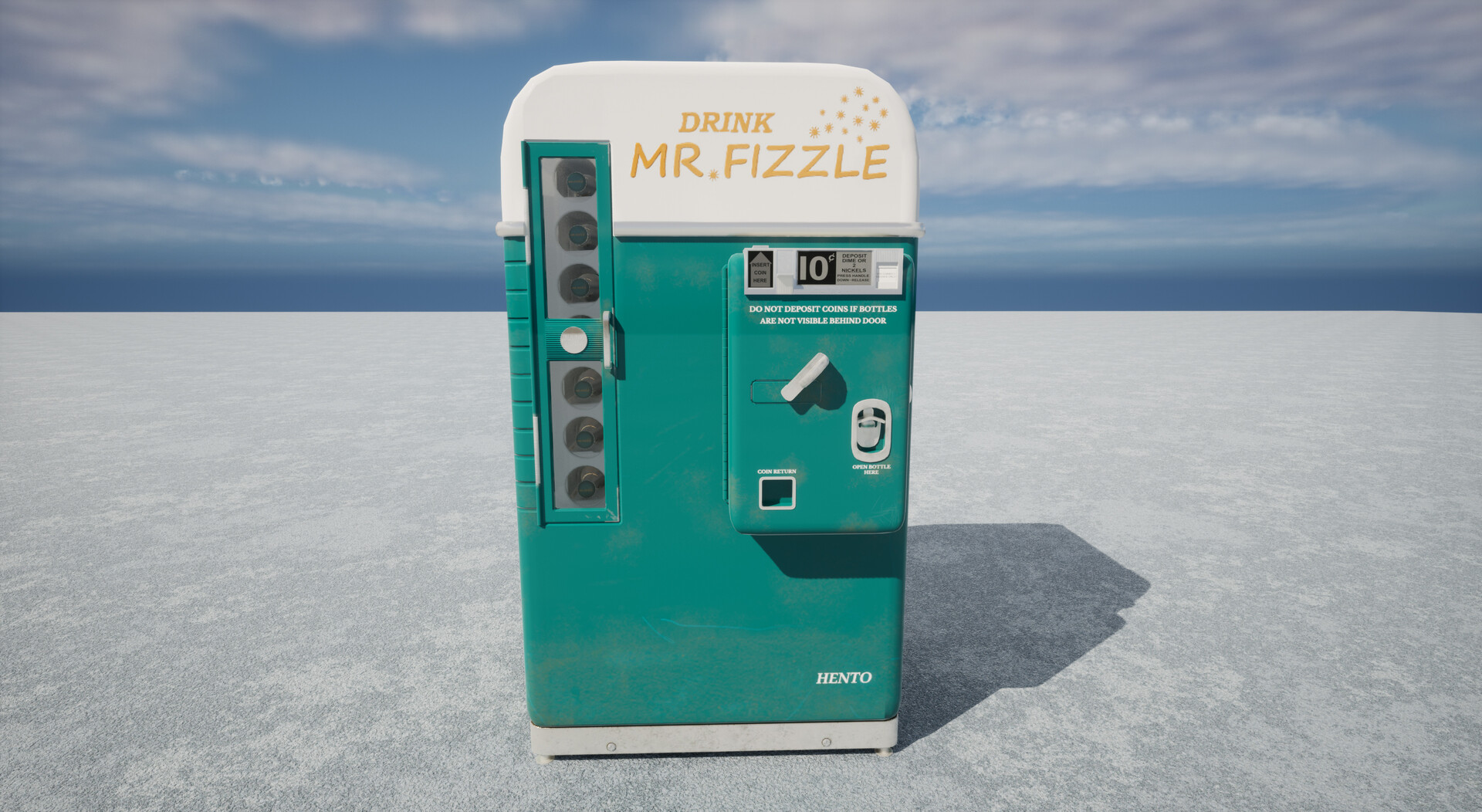 ArtStation - 1950s Vending Machine
