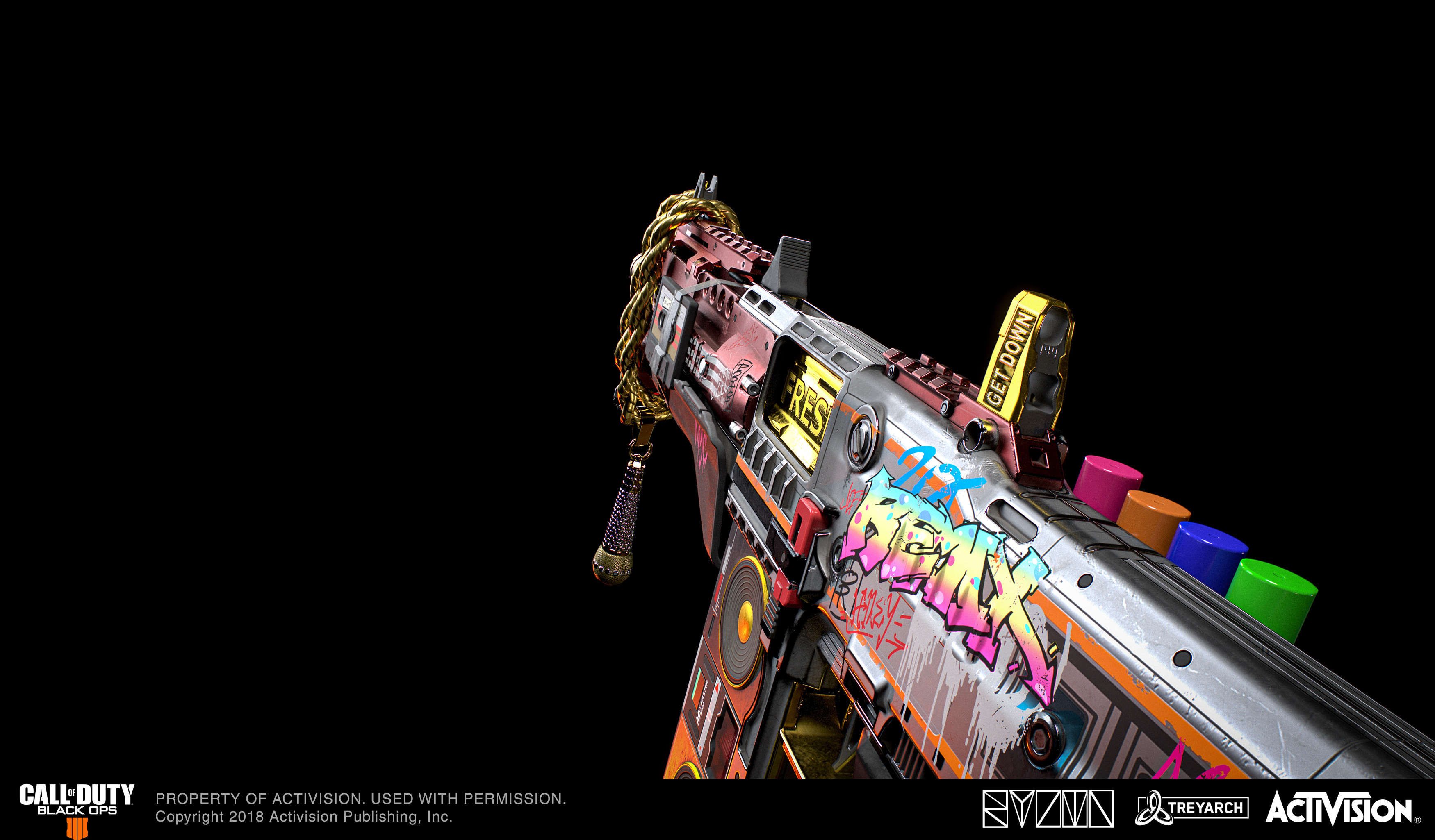 RYZIN ART - Call of Duty: Black Ops 4 | Killcano Boombox