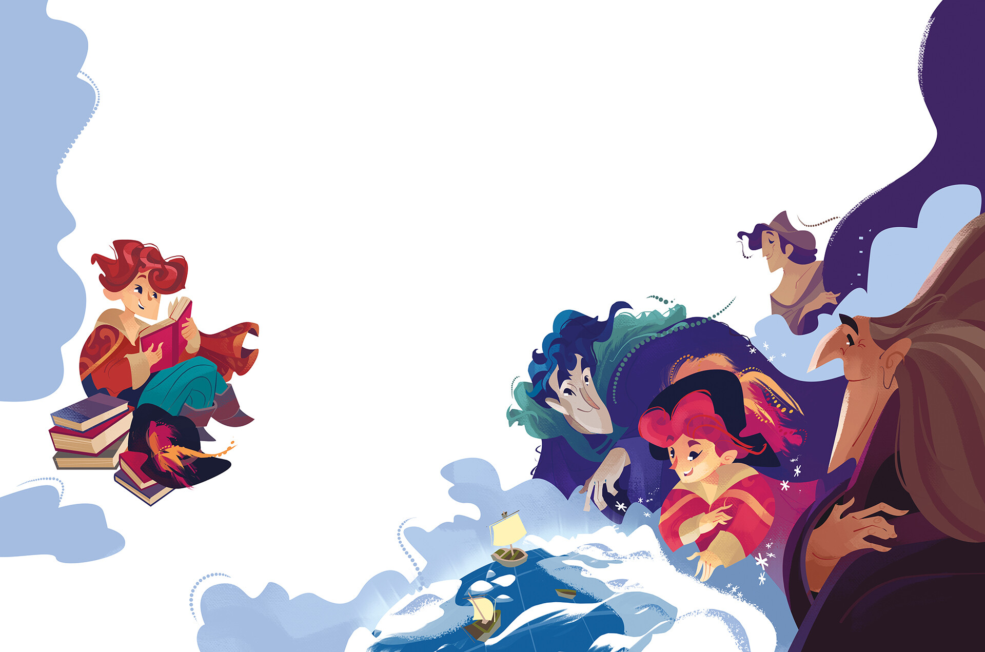 ArtStation - STORIES FOR ALL SEASONS - Earthly paradise | ©RUSCONI / MOON