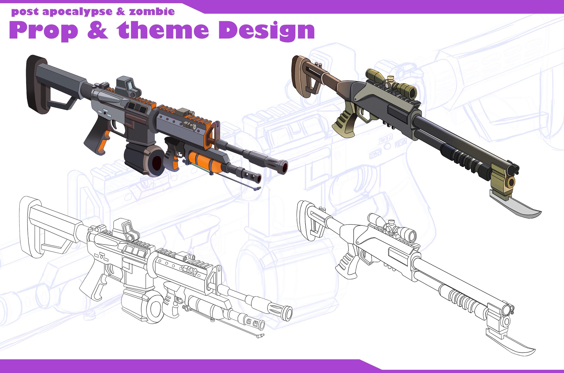 ArtStation - Zombie apocalypse props