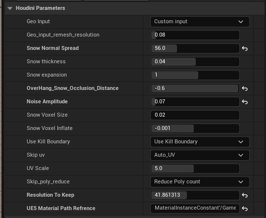 Robert Baltzer - UE5 Houdini Snow Generator