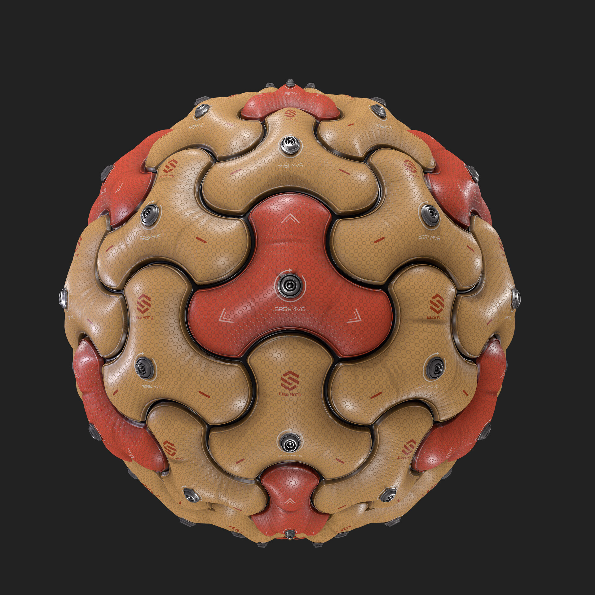 ArtStation - Sci-Fi Padded Wall Material