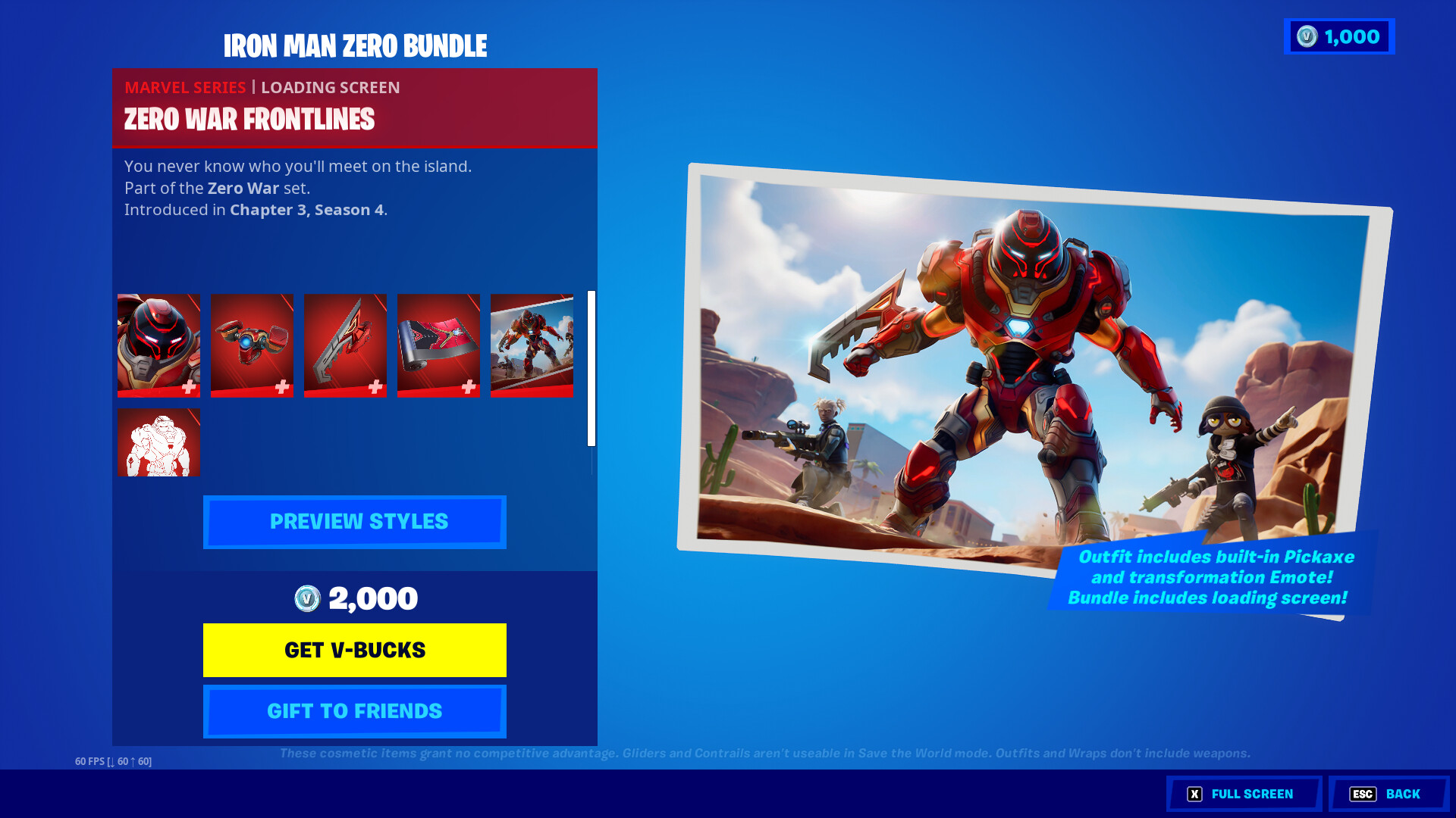 Zain Rehman - Fortnite - "Zero War Frontlines" Loading Screen