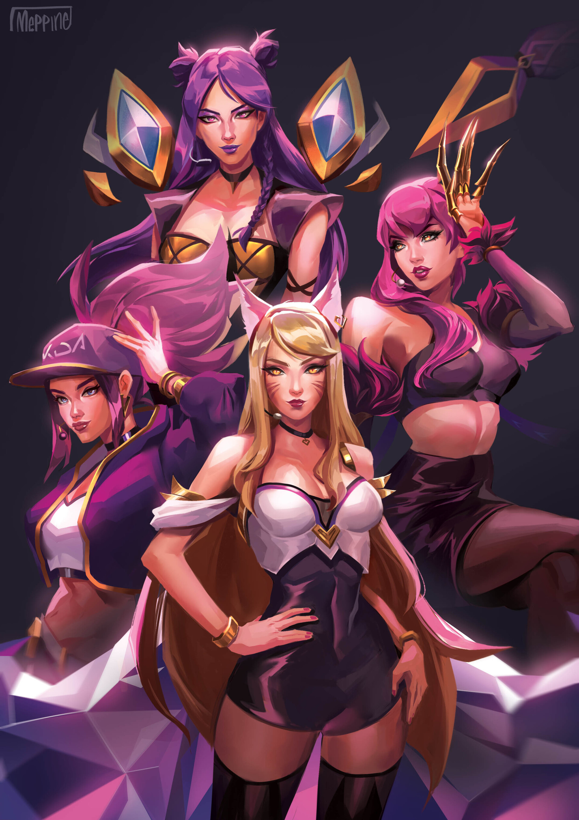 ArtStation - K/DA Fanart