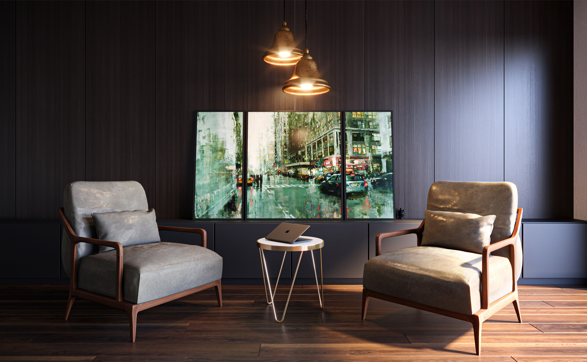 ArtStation - sofa scene