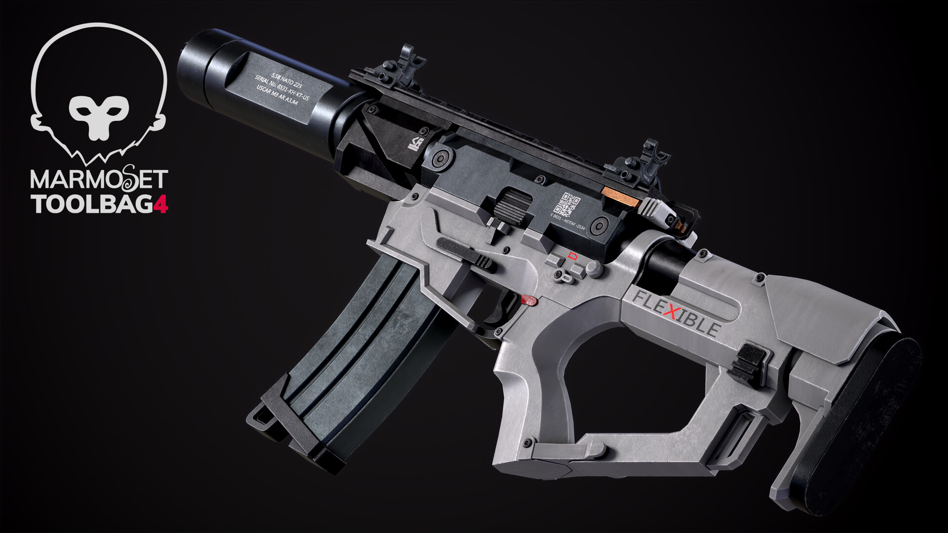kurojishi rio - Assault Rifle R6 Game Asset