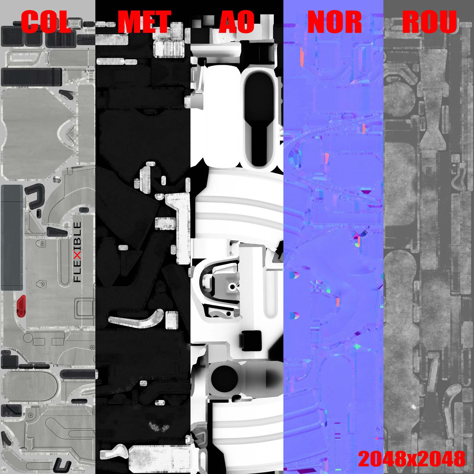 kurojishi rio - Assault Rifle R6 Game Asset