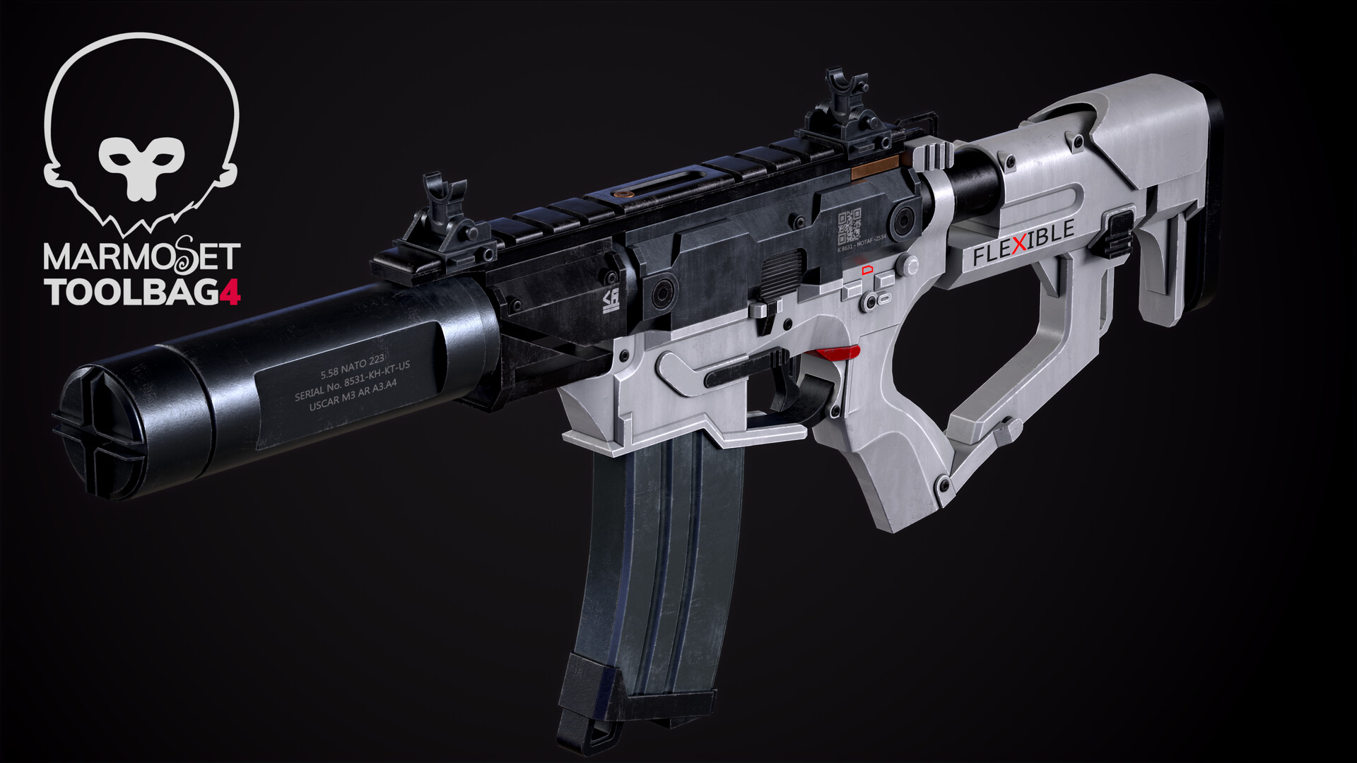 ArtStation - Assault Rifle R6 Game Asset