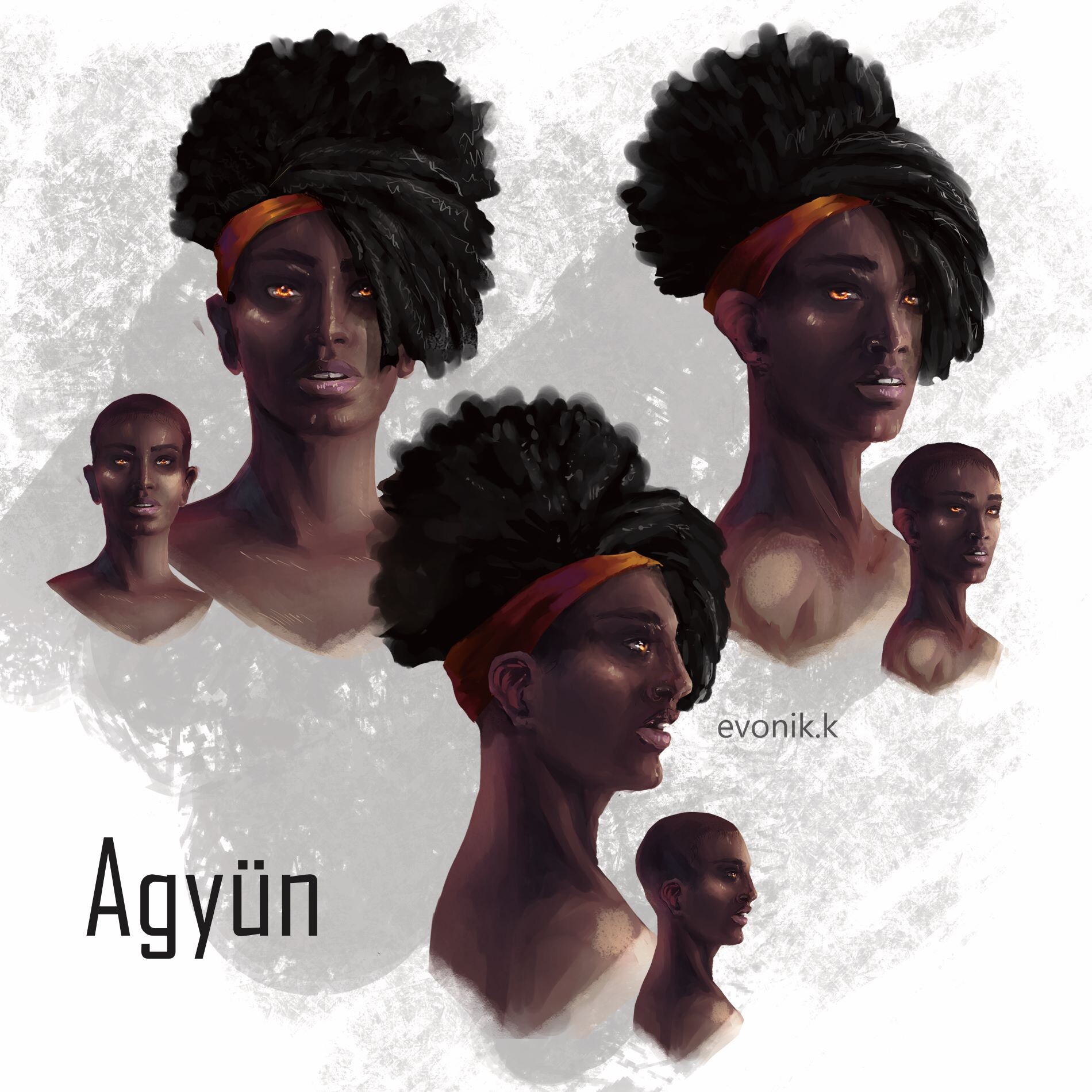 ArtStation - Agyün Head Concept