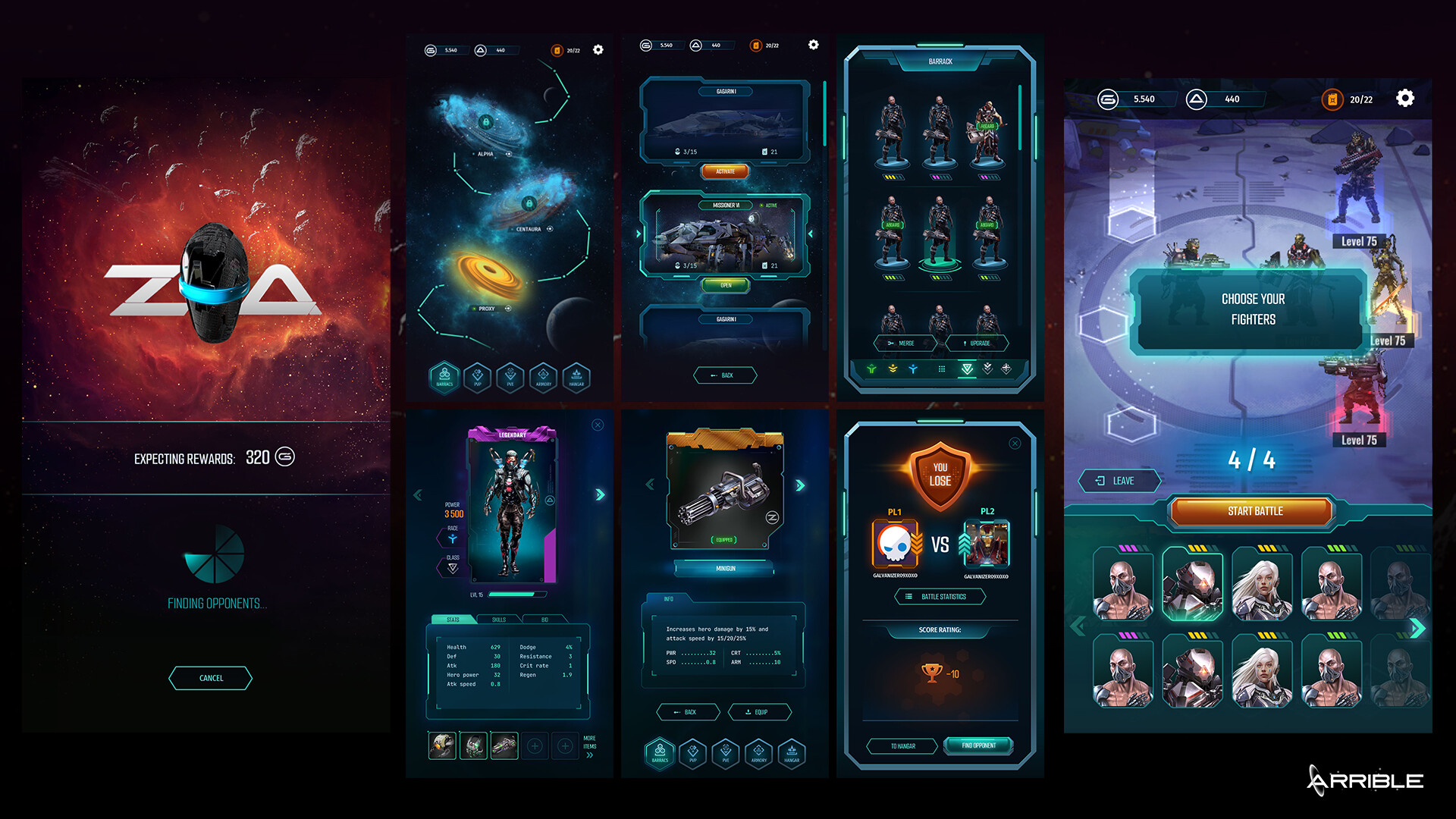 ArtStation - UI sci fi