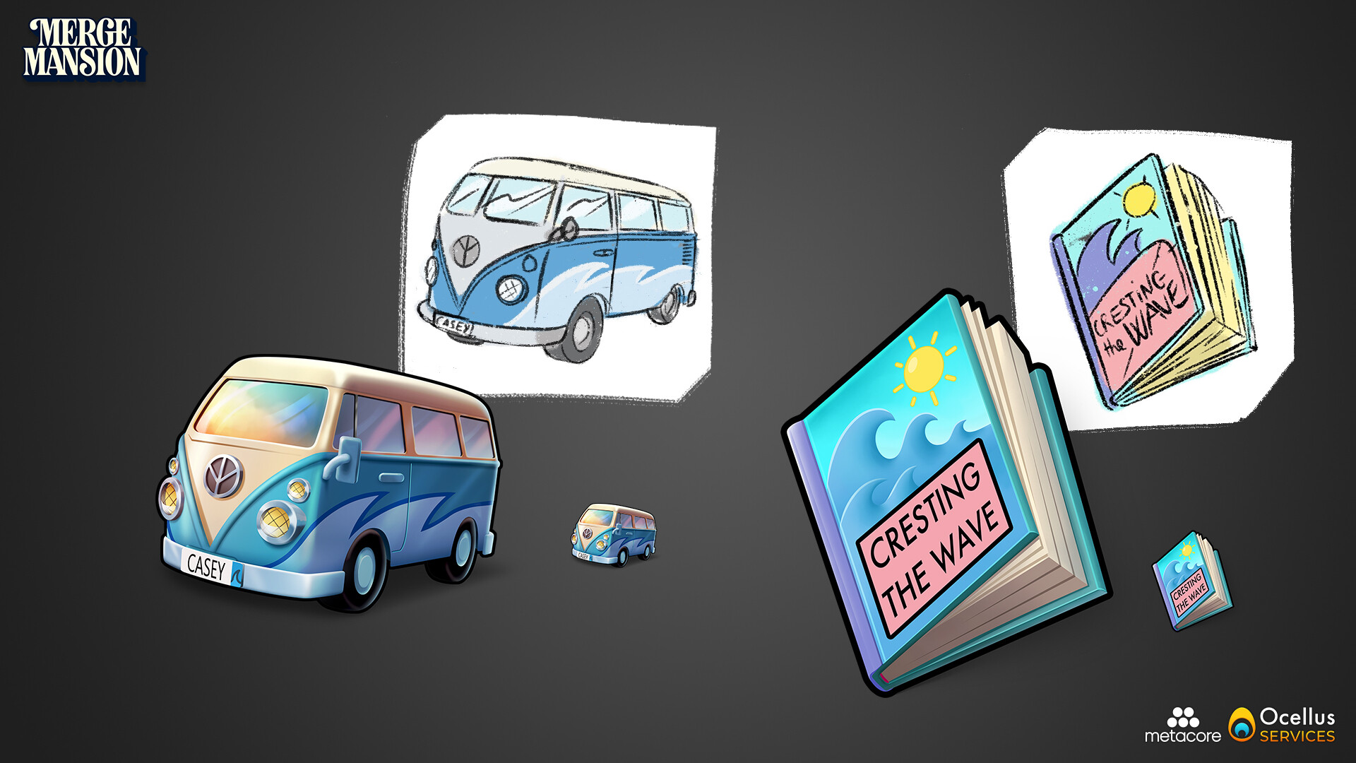 Ocellus - SERVICES - Merge Mansion - Casey and Skatie : Casey Set