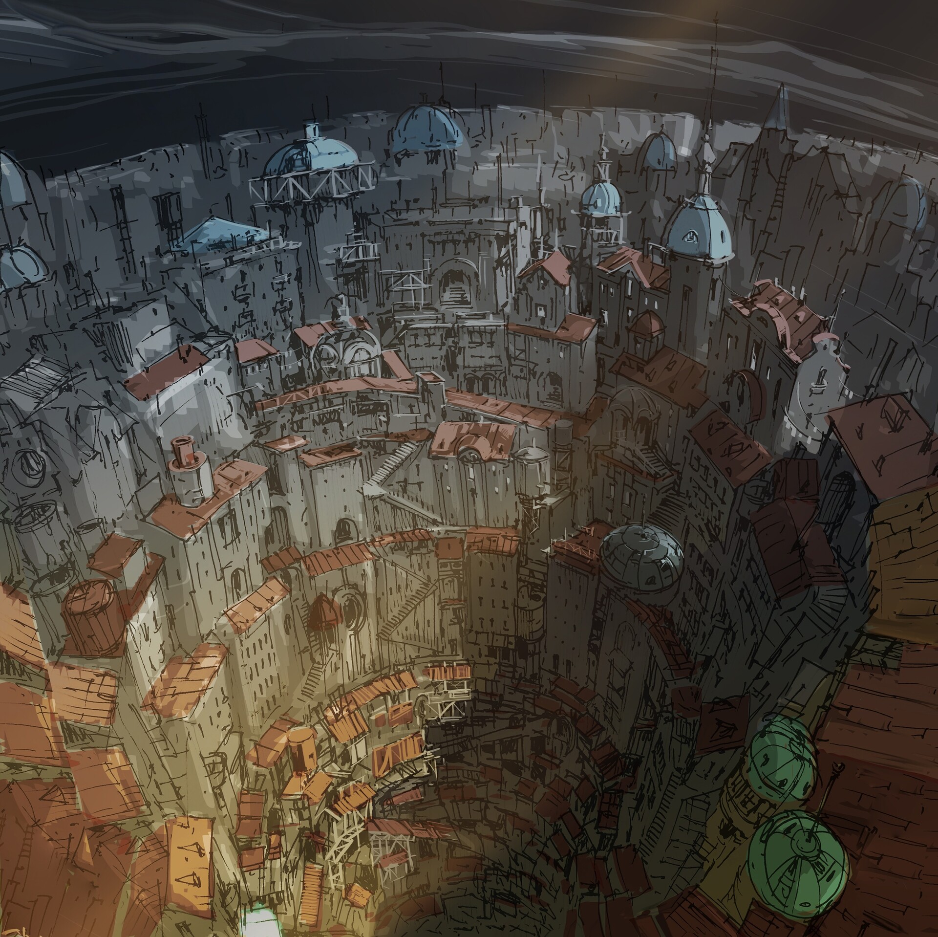 ArtStation - cartoon city