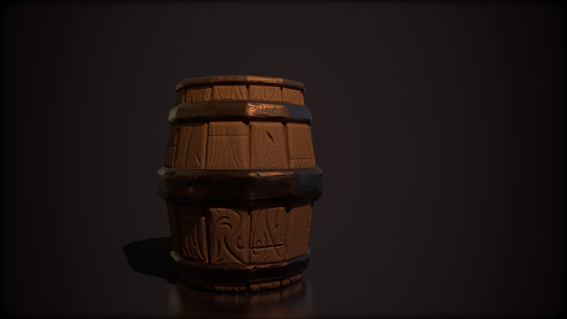 ArtStation - Barrel, Game Asset