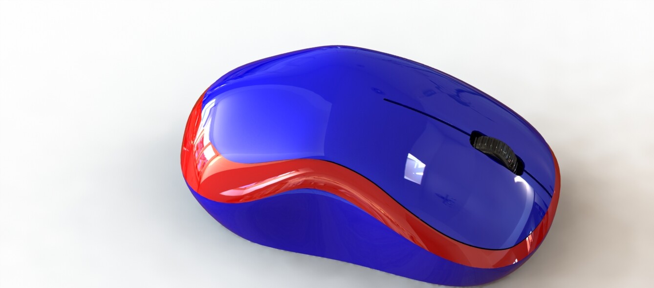 ArtStation - Mouse body and wheel 3D printable