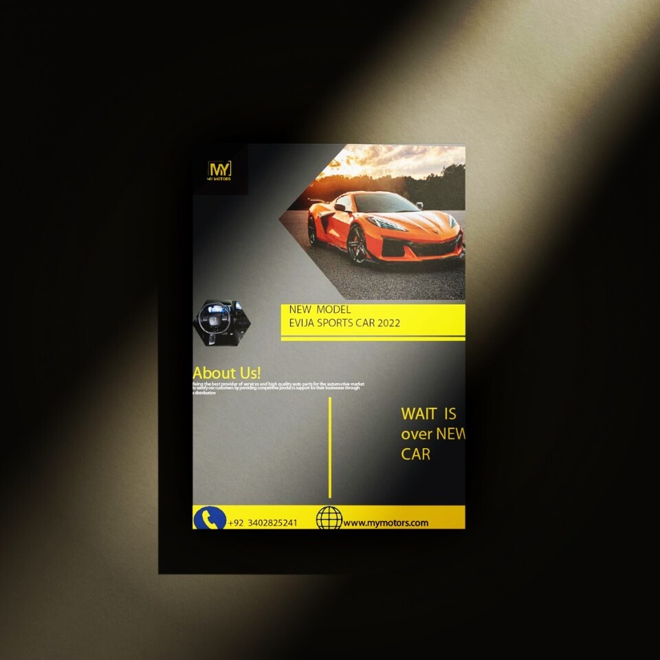 ArtStation - my motors brochure