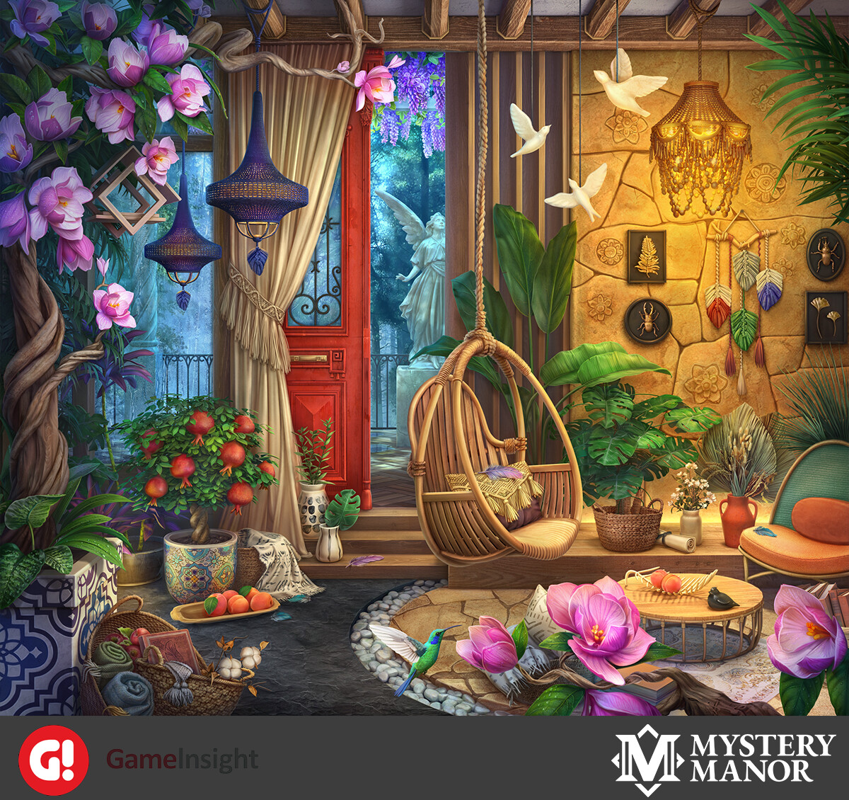 ArtStation - Art for Mystery Manor game