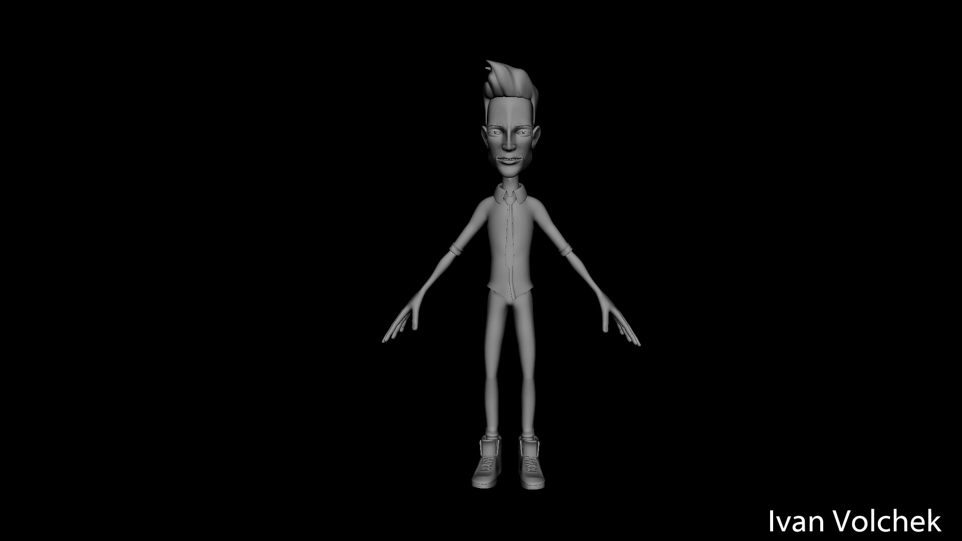 ArtStation - I made the characters in Maya from a video tutorial.